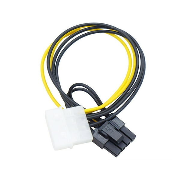 LINYAN-Molex to Graphics Card Power Cable, Molex IDE LP4 4-Pin Male to ...