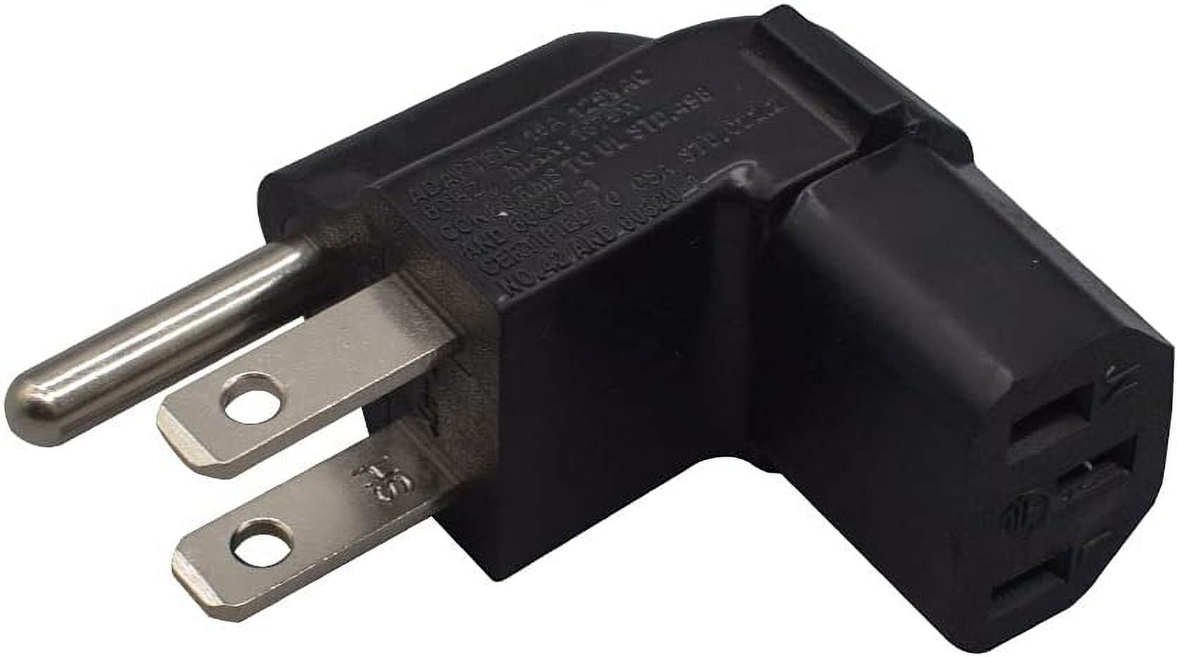 LINYAN-NEMA 5-15P to C13 AC Power ConverterAmerican Standard 3-pin Plug ...