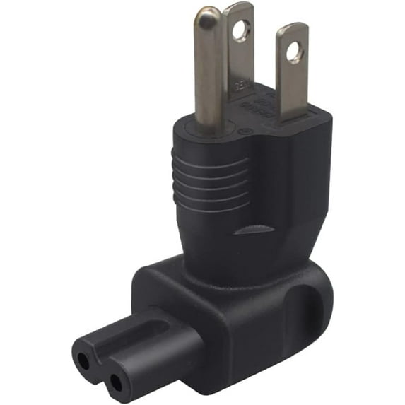 LINYAN-NEMA 5-15P to IEC320 C7 AC Power ConverterAmerican Standard 3 ...