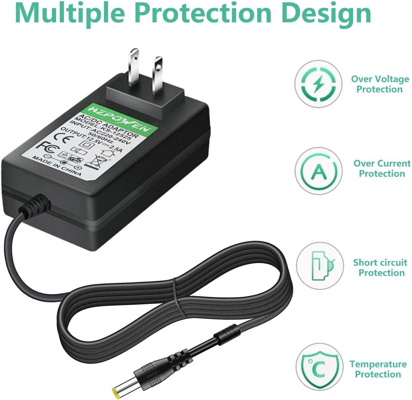 LINYAN-New AC Adapter for Elmo TT-12 TT-12ID TT12 TT12ID TT-02 9419 TT ...