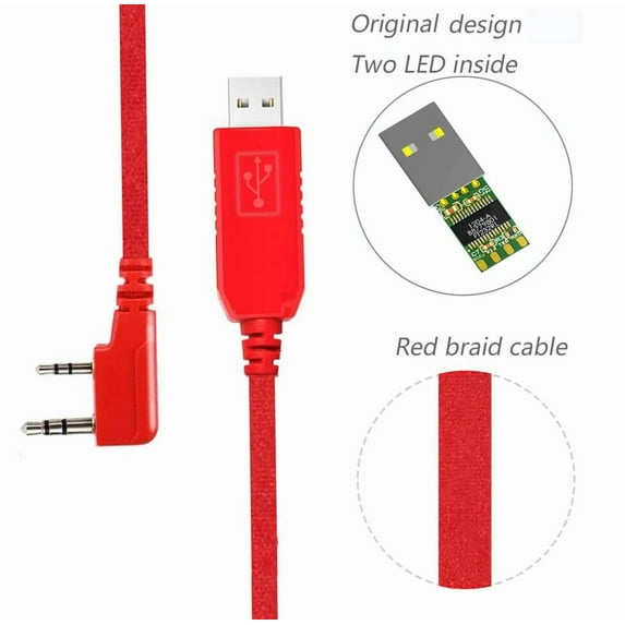 LINYAN-Original FT232RL USB Programming Cable for Ham Radios ...