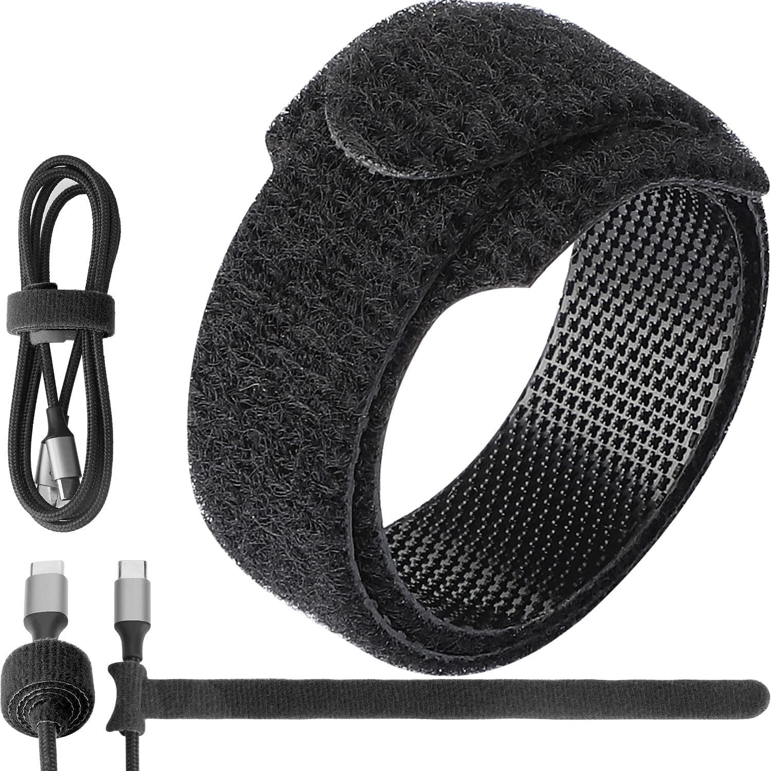 LINYAN-Pasow 50pcs Reusable Fastening Adjustable Cable Ties Wire ...