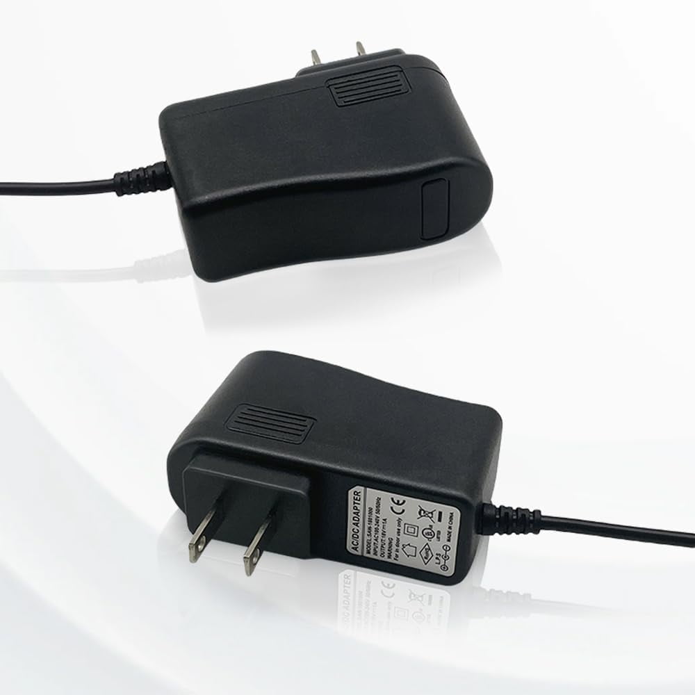 LINYAN-Power Adapter Center Negative 18V DC 1A (1000mA) for Guitar ...