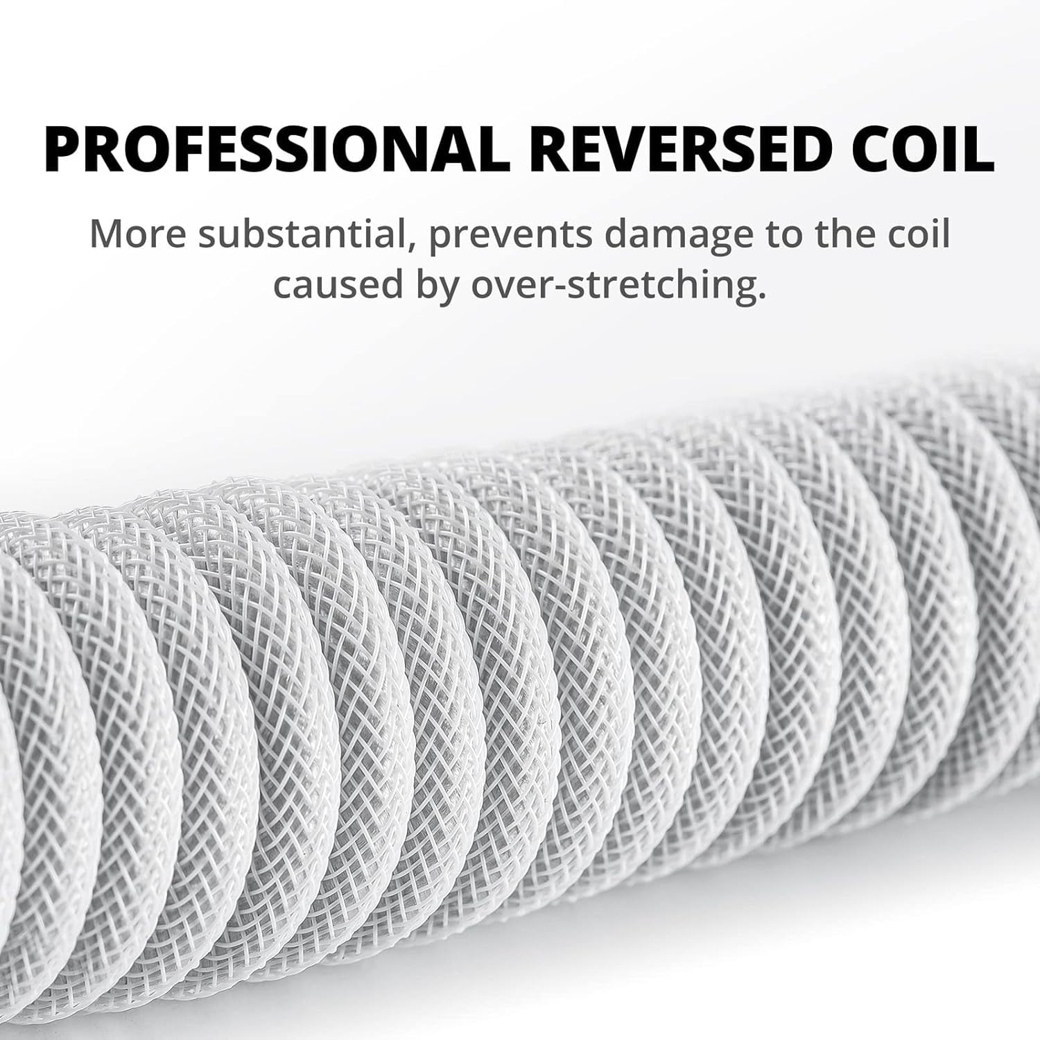 LINYAN-Pro Custom Coiled USB C Cable for Gaming Keyboard, Double ...