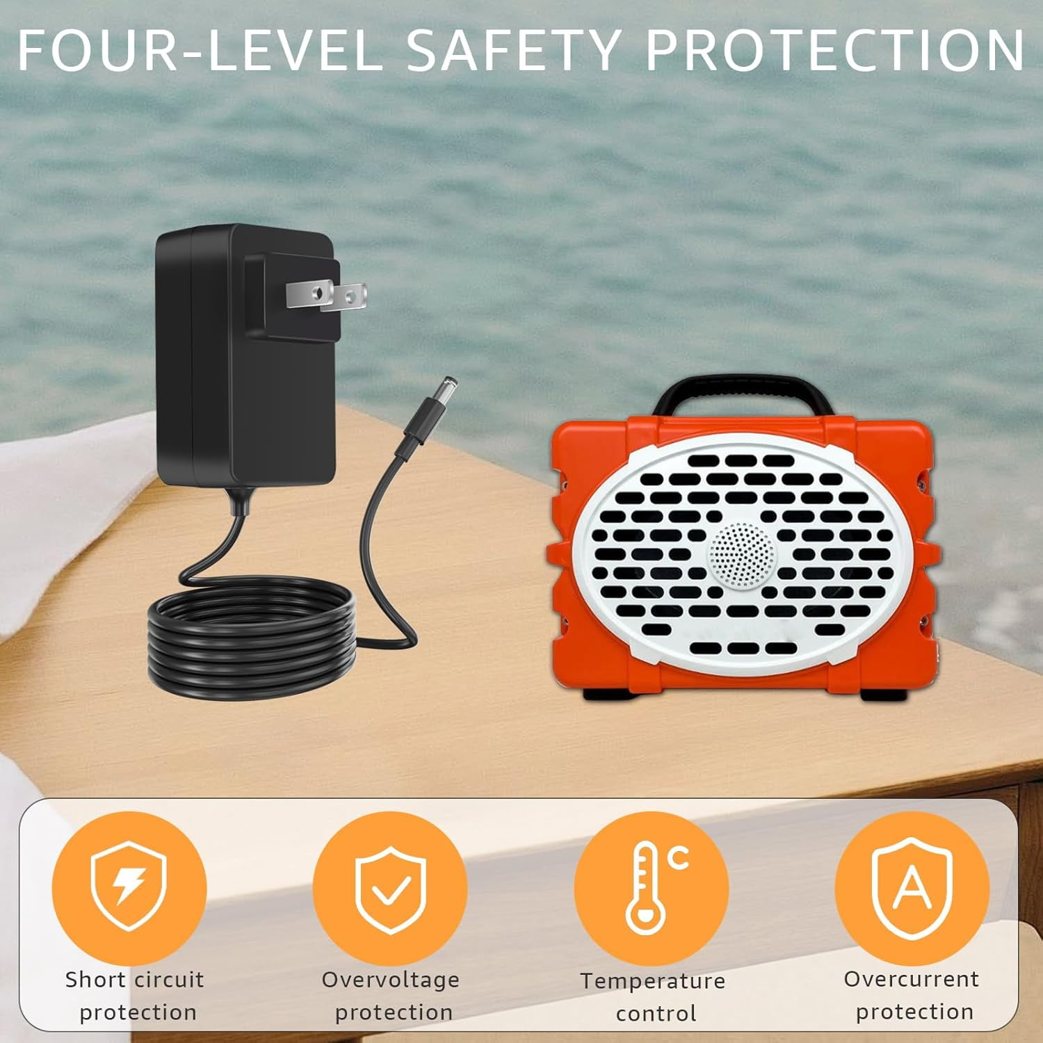 LINYAN-Sigely 15V 3A Speaker Charger Compatible with Turtlebox Gen 2 ...