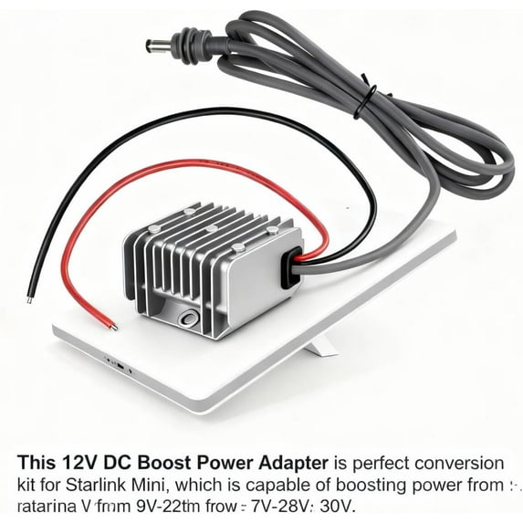 LINYAN-Starlink Mini 12V Adapter, DC 12V Power Cord Converter for ...