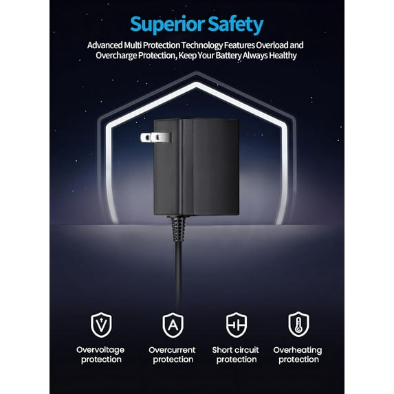 LINYAN-Switch Charger - Charge in Full Less Than 2H - 15V 2.6A USB C ...