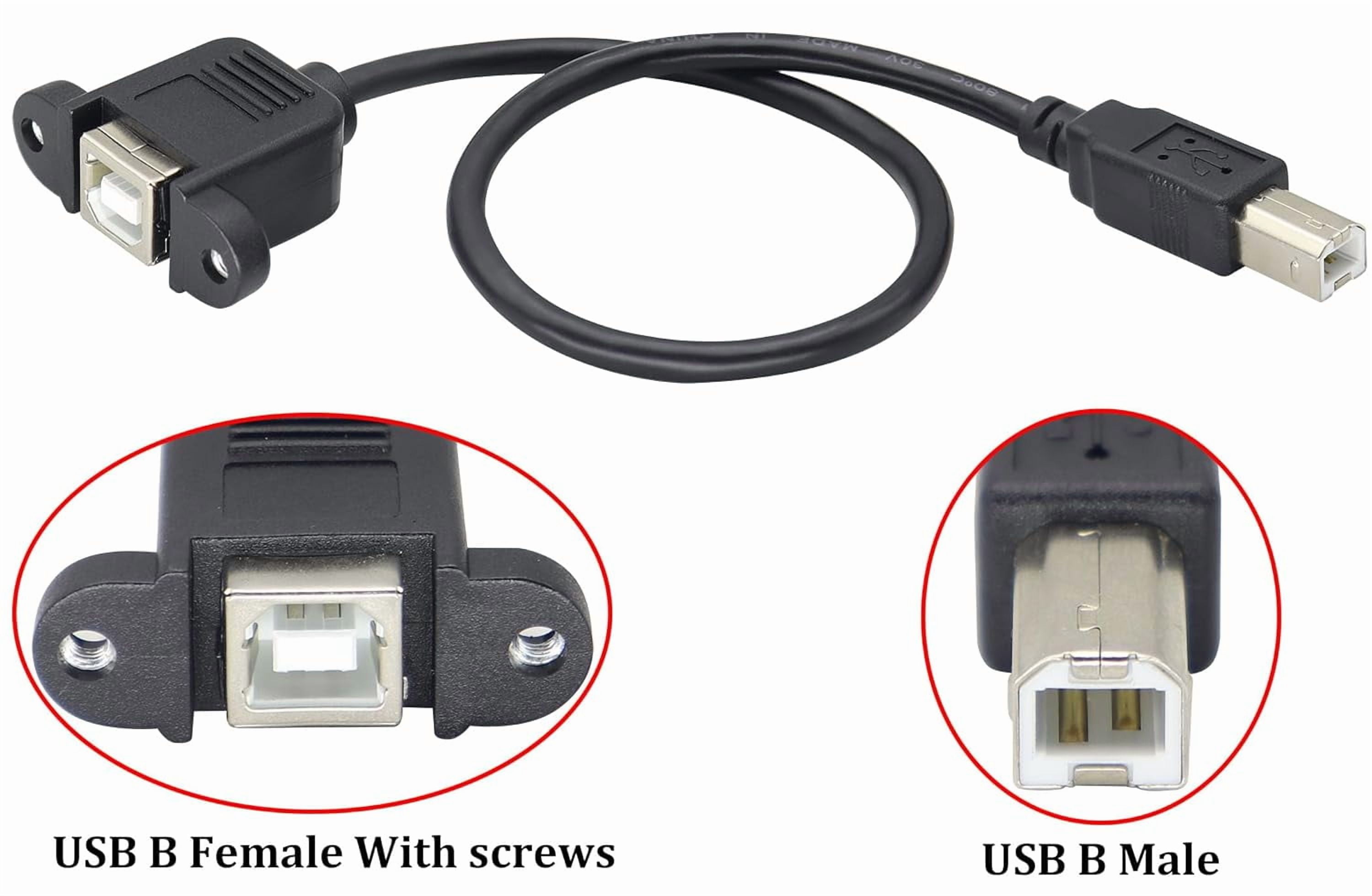 LINYAN-USB 2.0 B Printer Cable US-B 2.0 B Cable Female to Male Prin-TER ...