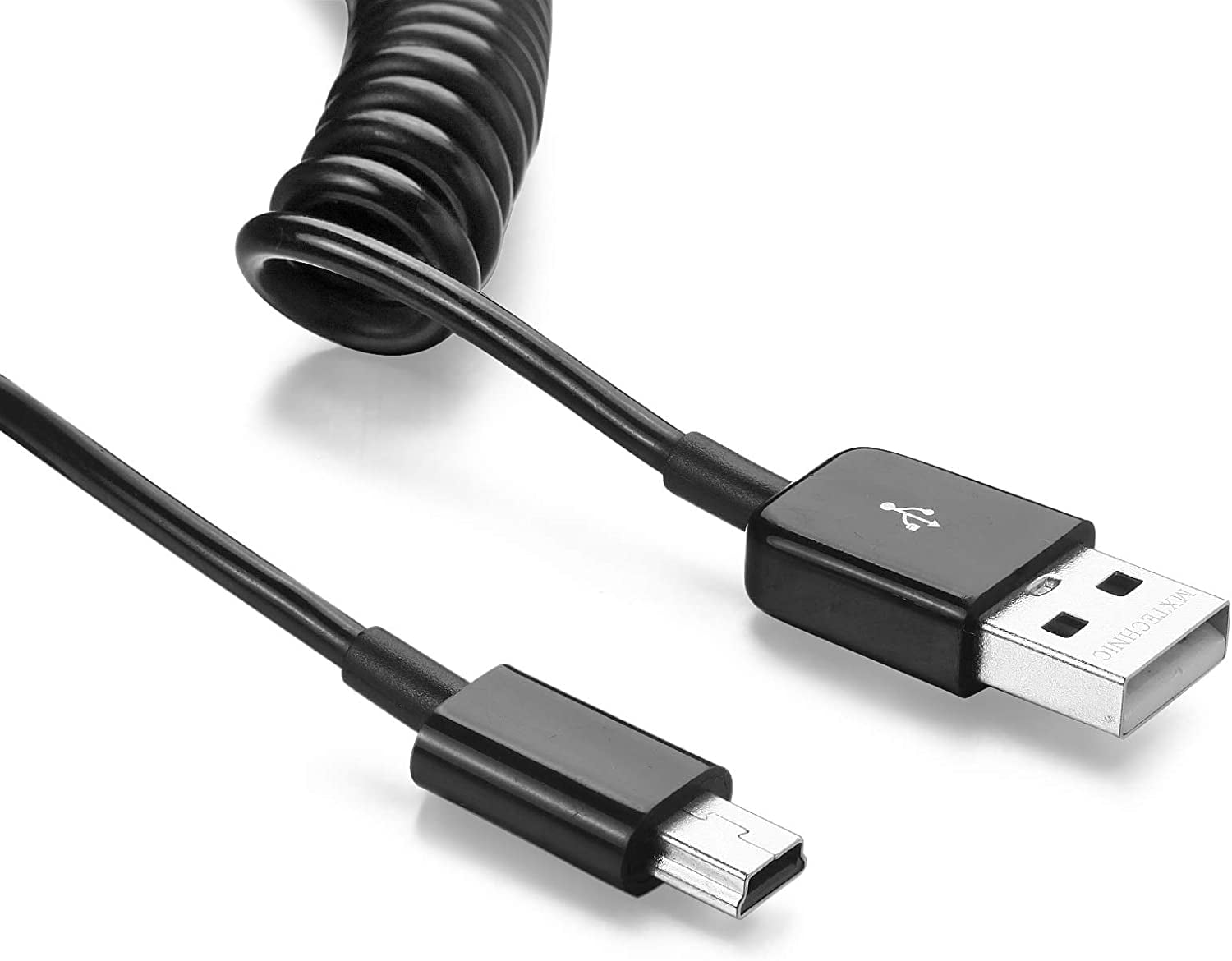 LINYAN-USB 2.0 Expansion Spring Coiled Cable 10-105 inch Type A Male to ...