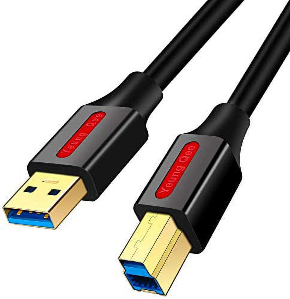 LINYAN-USB 3.0 Cable A Male to B Male 20 ft,Superspeed USB 3.0 Type A ...