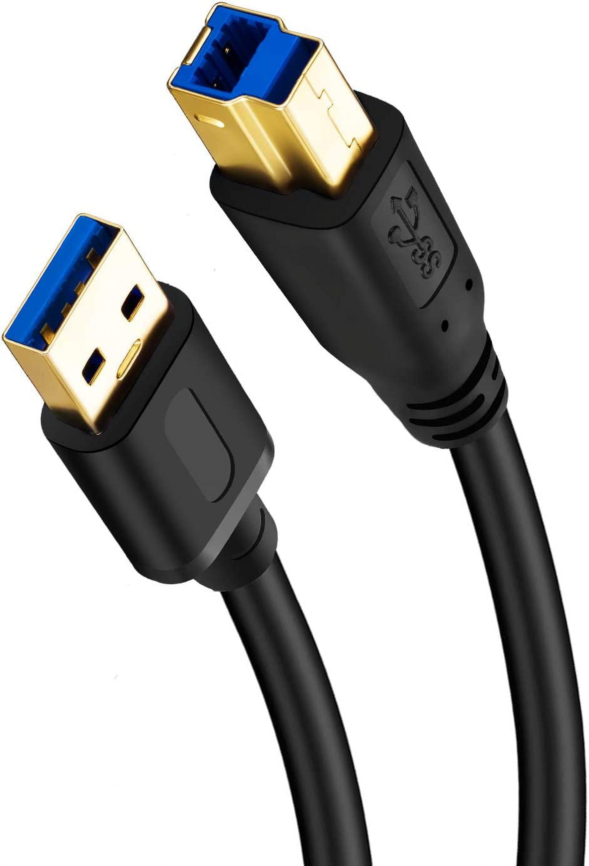 LINYAN-USB 3.0 Cable A Male to B Male 20Ft,Superspeed USB 3.0 A-B/A ...
