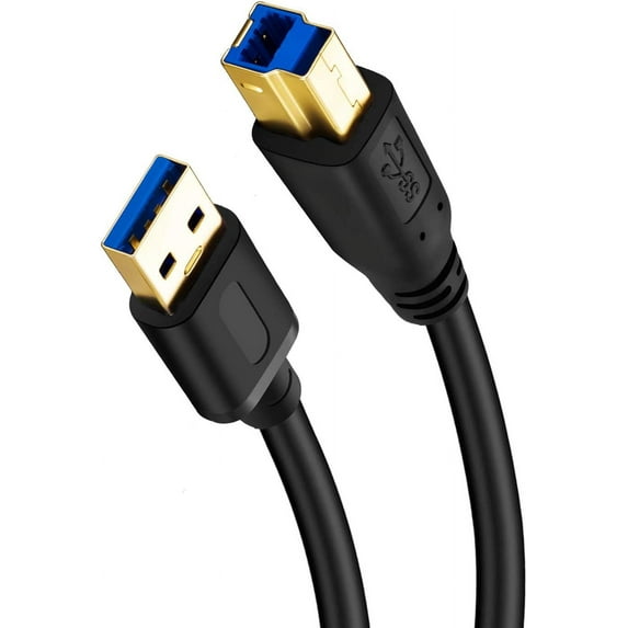 LINYAN-USB 3.0 Cable A Male to B Male 20Ft,Superspeed USB 3.0 A-B/A ...