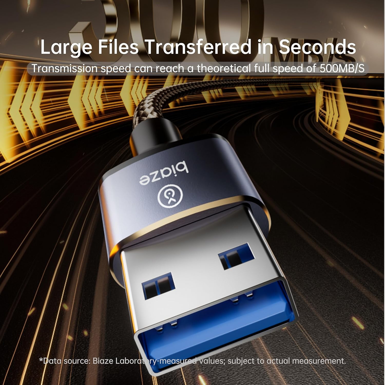 LINYAN-USB 3.0 Male to Male Cable, 1.5M/5FT USB A to A Cord for Data ...