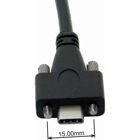 LINYAN-USB 3.1 Type-C Dual Screw Locking to Standard USB3.0 Data Cable ...