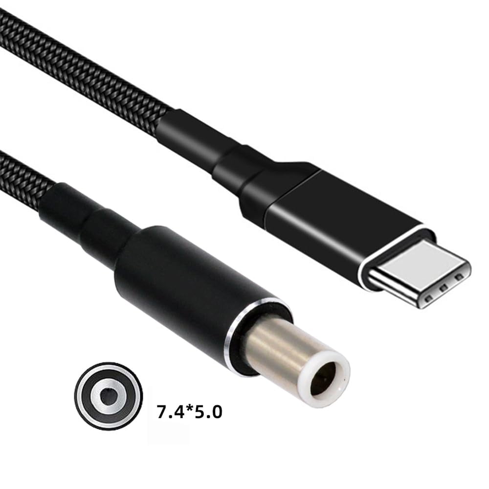 LINYAN-USB-C 100W 20V Input to DC 7.4 * 5.0mm PD Power 65W Output ...