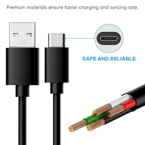 LINYAN-USB C Charger Charging Cable Cord Wire Compatible for Echo Buds ...