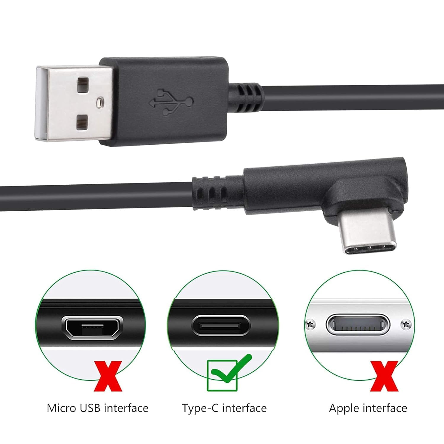 LINYAN-USB C Charging Cable Power Cord Date Sync Wire Replacement ...