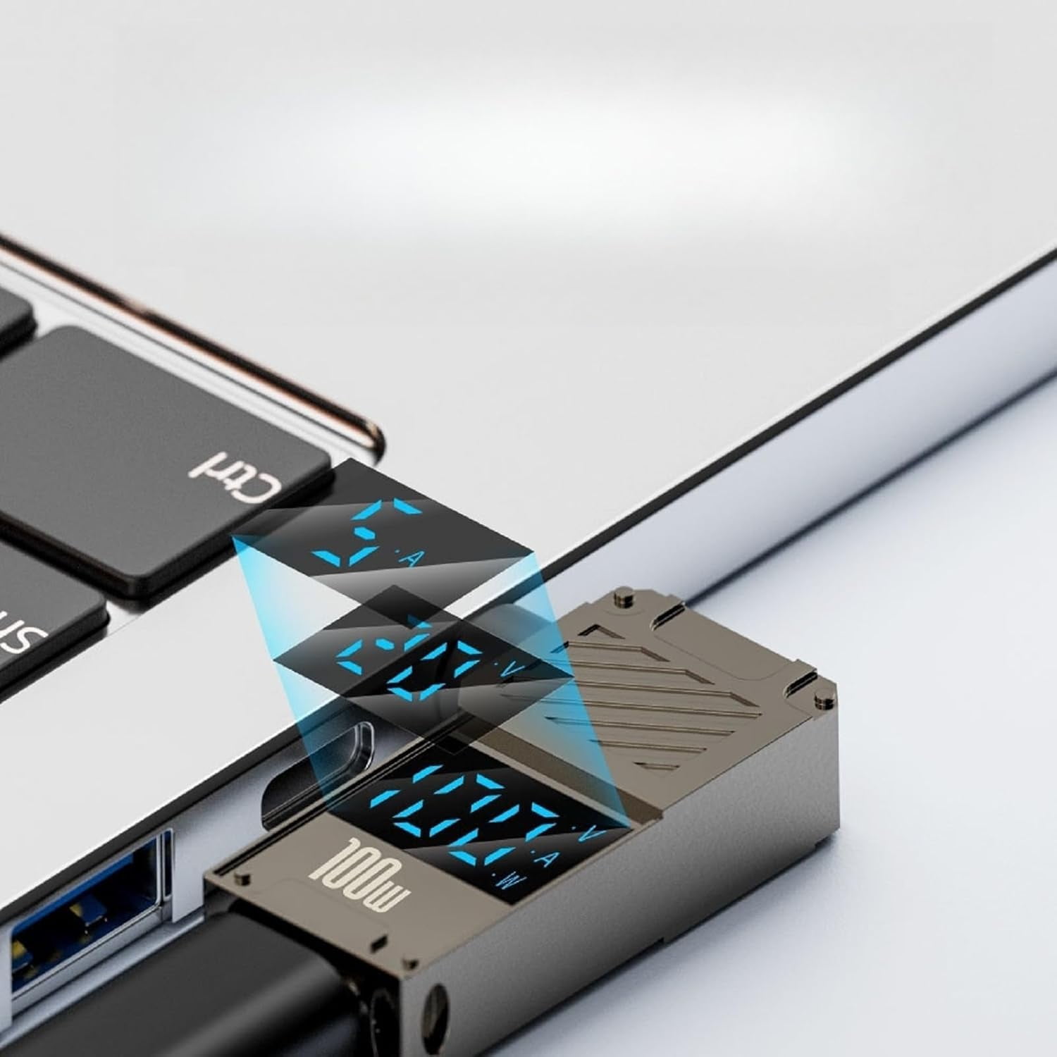 LINYAN-USB C to Slim Tip Laptop Charging Cable Adapter Male Type C to ...