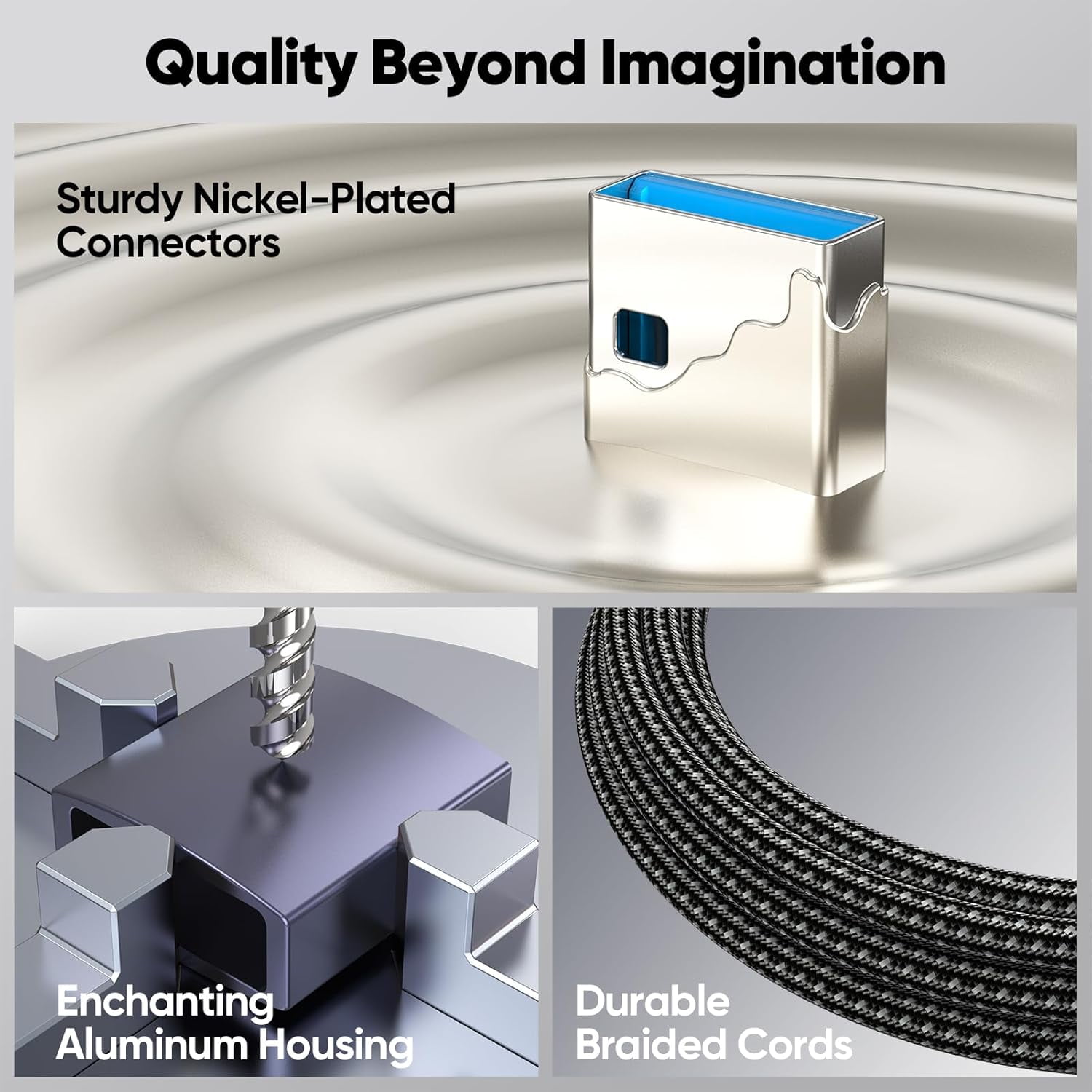 LINYAN-USB to USB Cable 10 Ft, 5Gbps Long USB 3.0, 15W Type A Male to ...