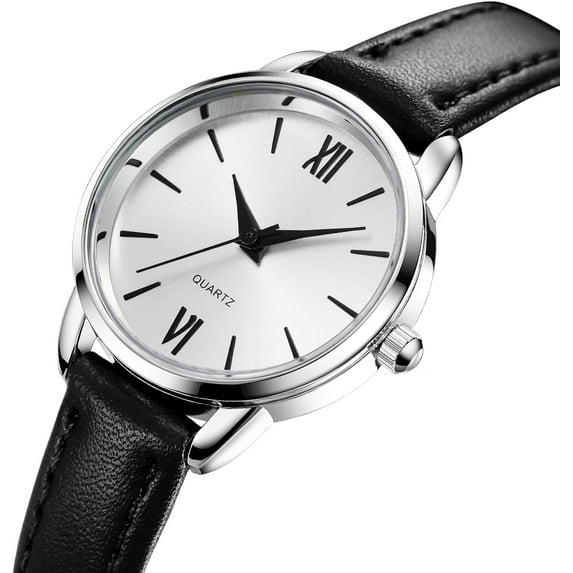LINYAN-Women's Leather Strap Watch Minimalist Wrist Watches for Women ...
