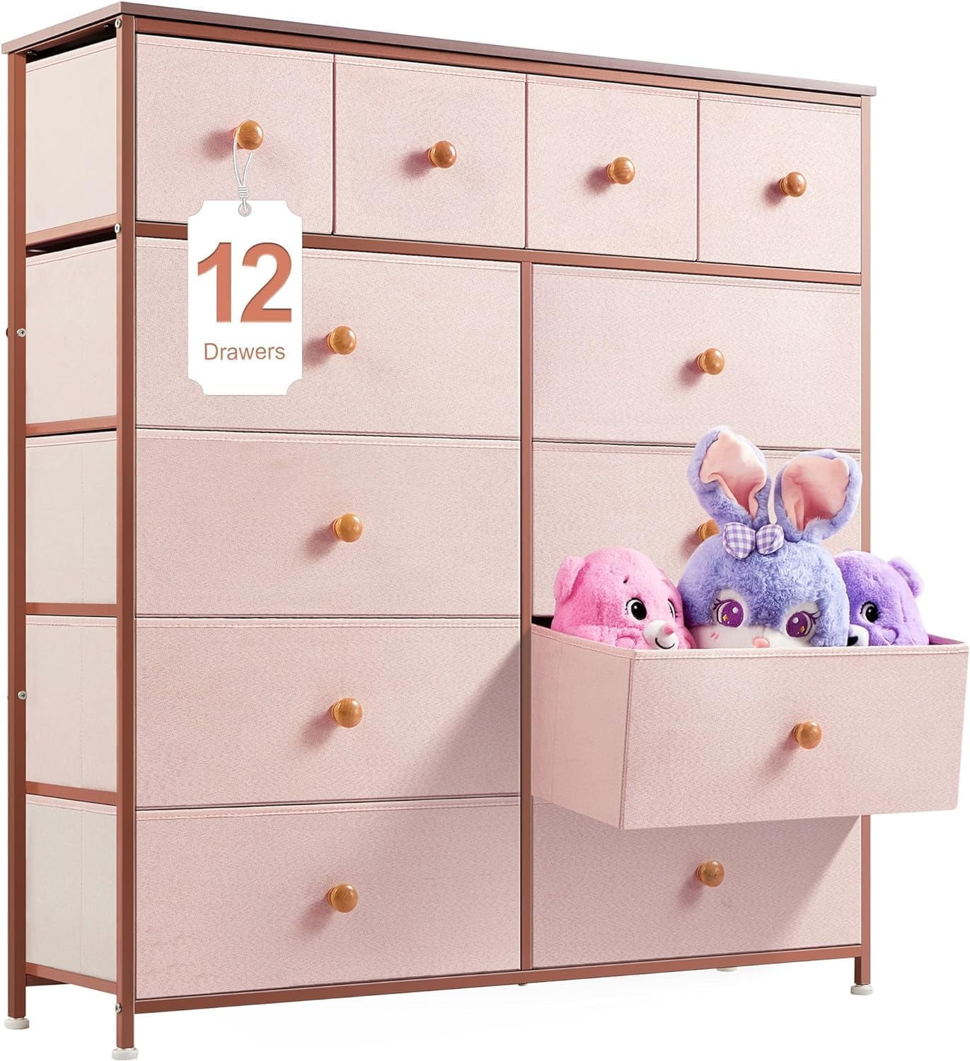 LINZJI Dresser for Bedroom with 12 Drawers Dressers & Chest of Drawers ...