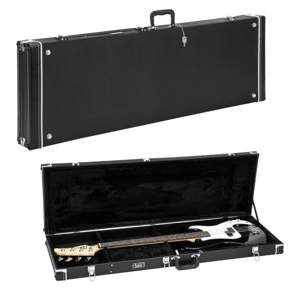 LINZJI Electric Guitar Hard Case, Rectangle Wooden Standard 39-Inch ...