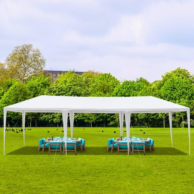 LINZJI FT Heavy Duty Gazebo Canopy Party Tent, Durable Waterproof Pe ...