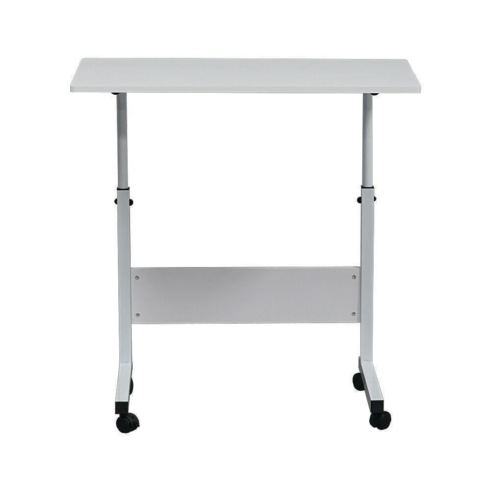 LINZJI Mobile Laptop Computer Desk Cart Height Adjustable Laptop Table ...