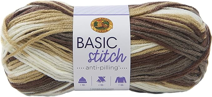 LION BRAND YARN COMPANY Yarn Basic Stitch, Precious Stone - Walmart.com