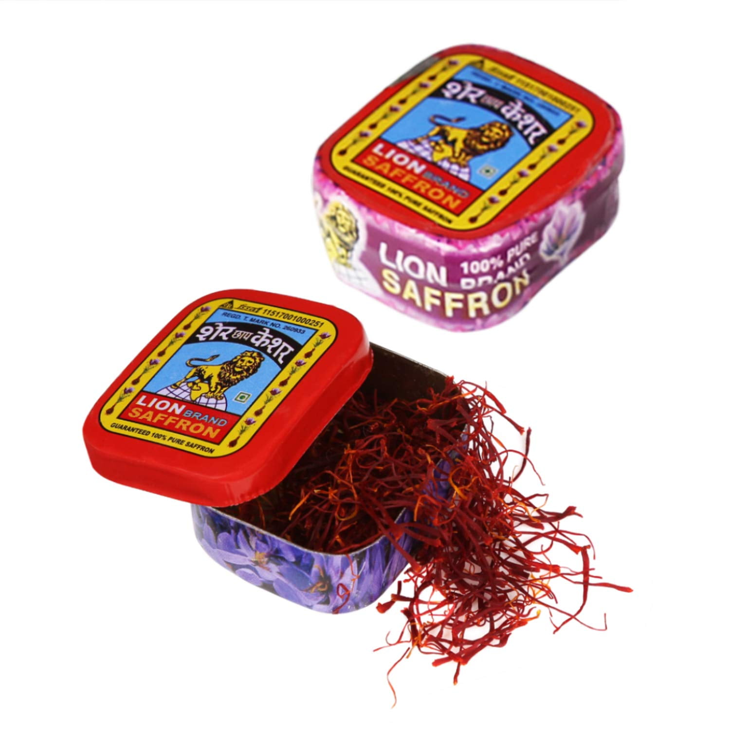 LION SAFFRON, Original Kashmir Saffron/Kesar/Azafran (Certified Grade ...