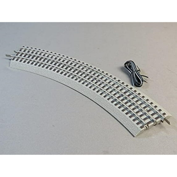 LIONEL 031 FASTRACK 1/8 Curved Section Terminal Track w/Wiring 1 Piece ...
