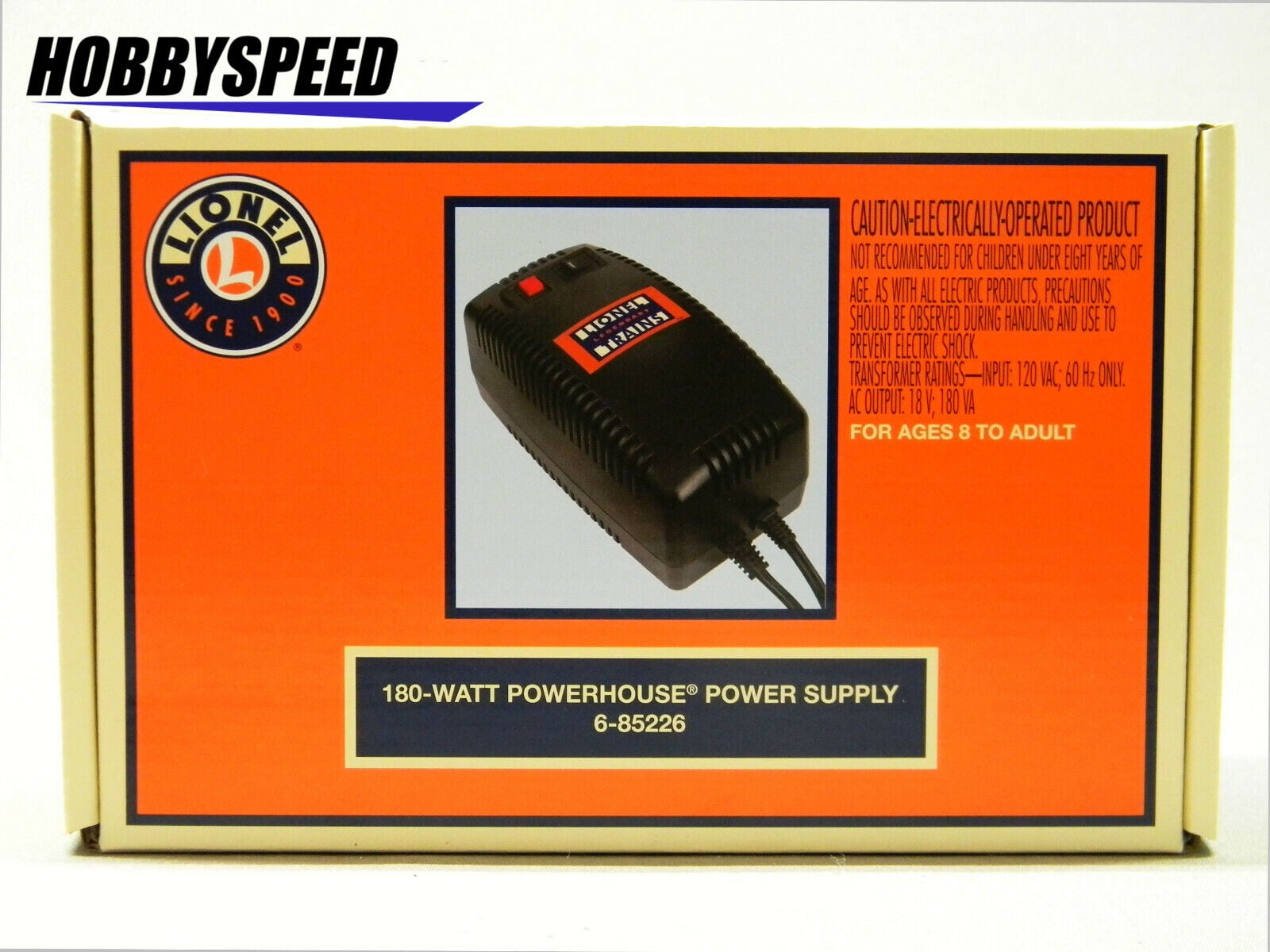 LIONEL 180 WATT POWERHOUSE AC POWER SUPPLY TMCC track controller 6 ...