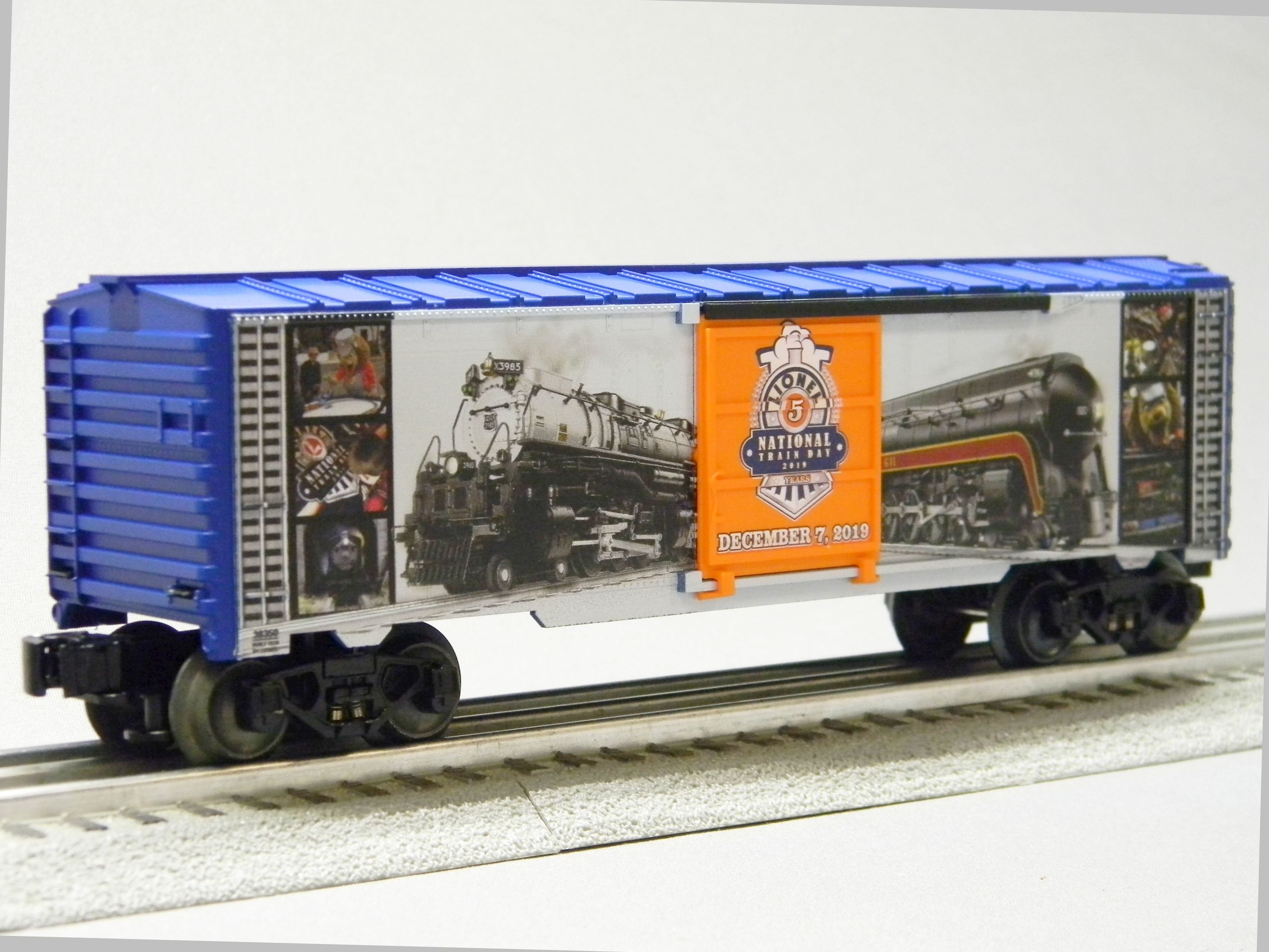 LIONEL 2019 NATIONAL TRAIN DAY BOXCAR O GAUGE 1938350 - Walmart.com