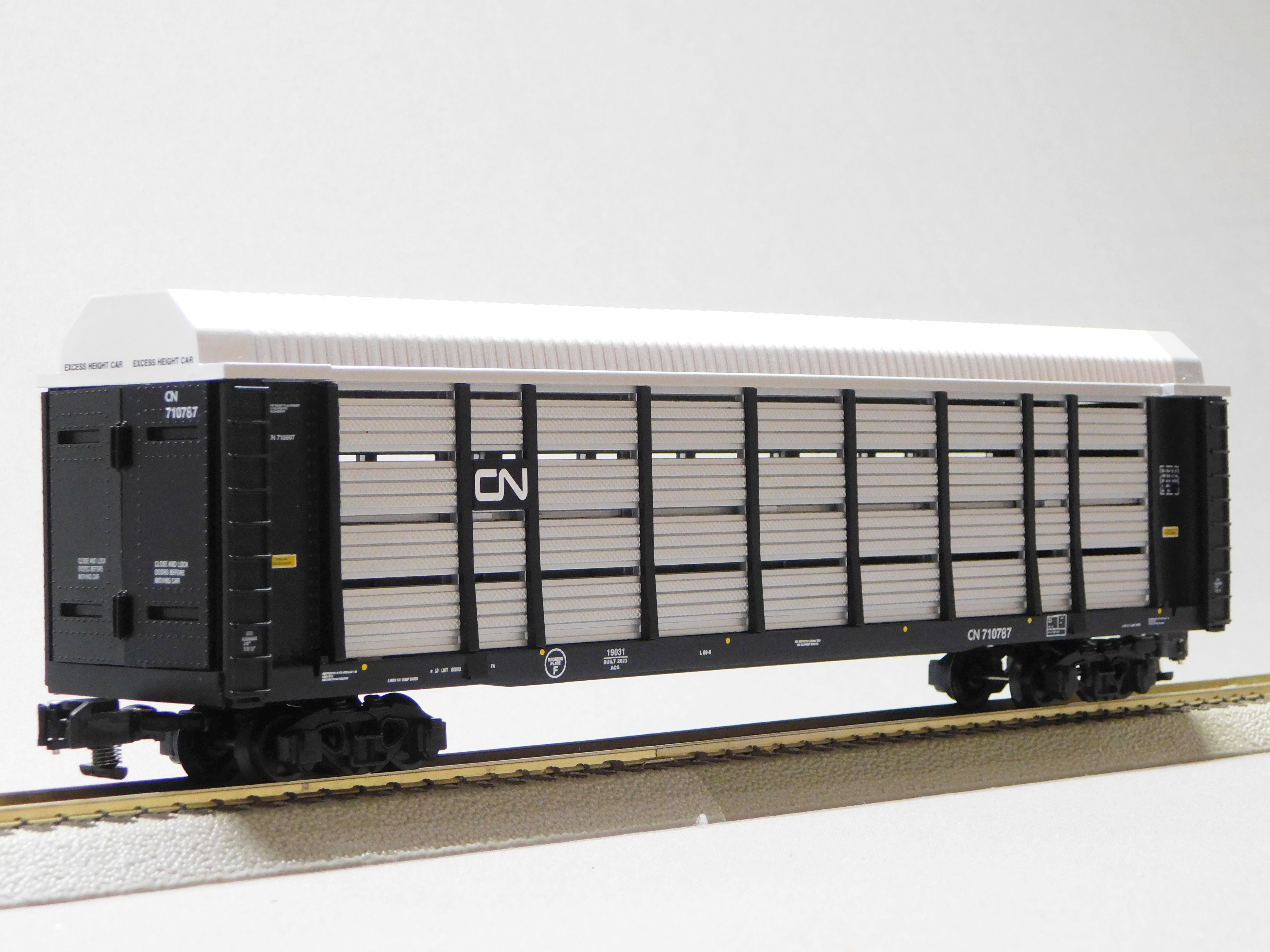 LIONEL AMERICAN FLYER S GAUGE CANADIAN NATIONAL AUTORACK #710787 CN ...