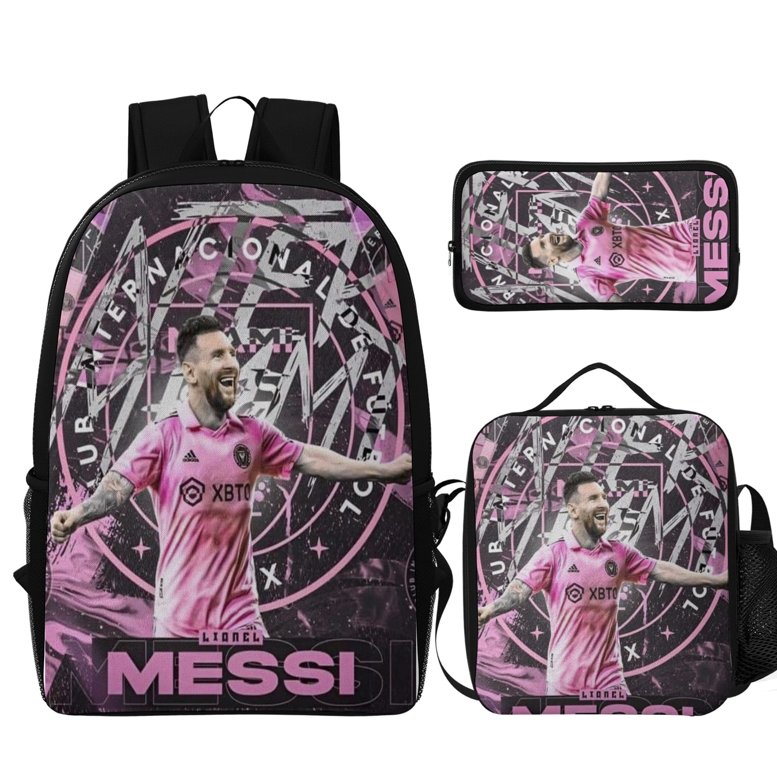 LIONEL ARGENTINA GOAL Football Messied backpack Bag Large Storage ...