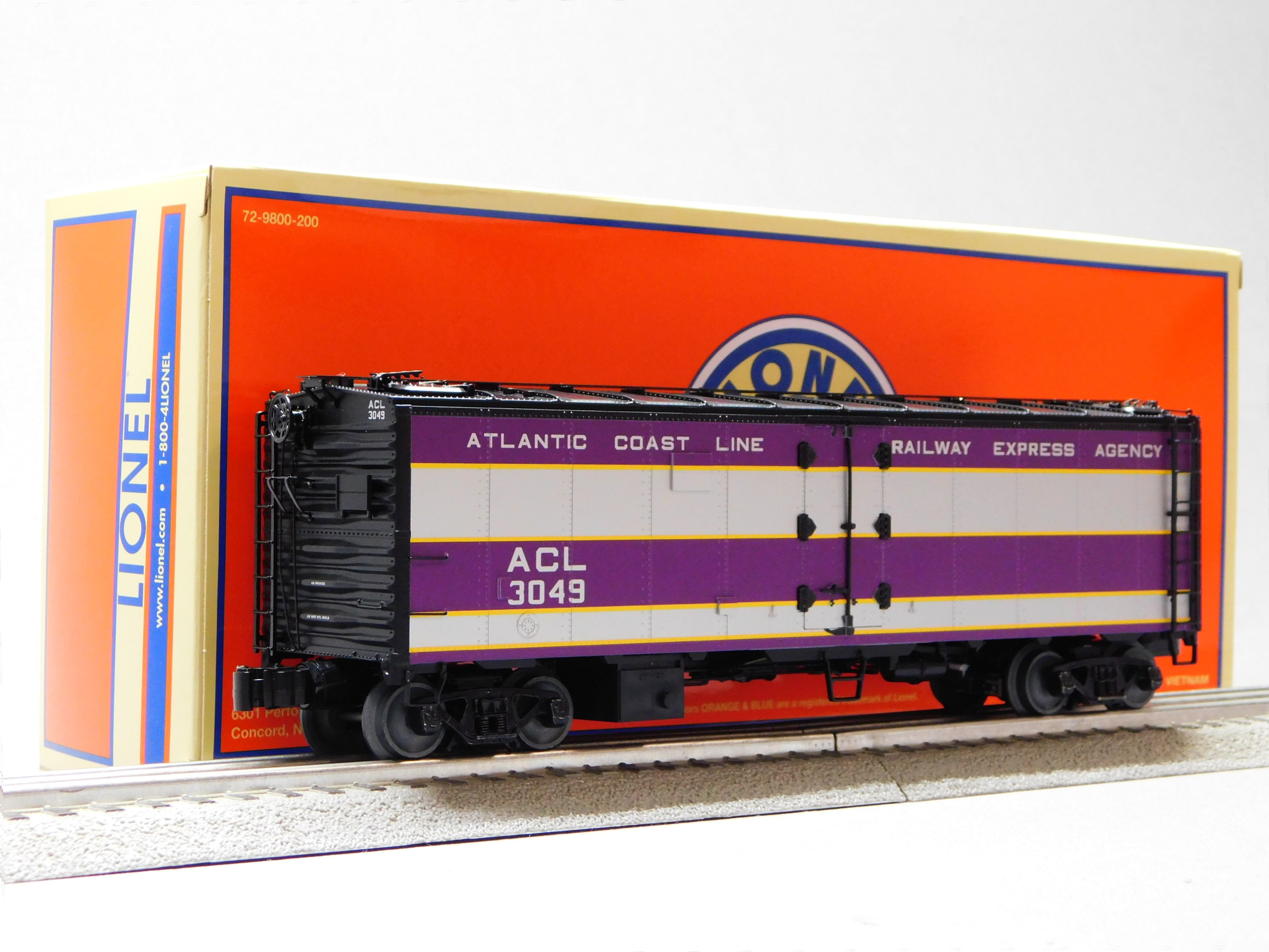 LIONEL ATLANTIC COAST LINE ACL HOTBOX REEFER #3049 O GAUGE 2526310 ...