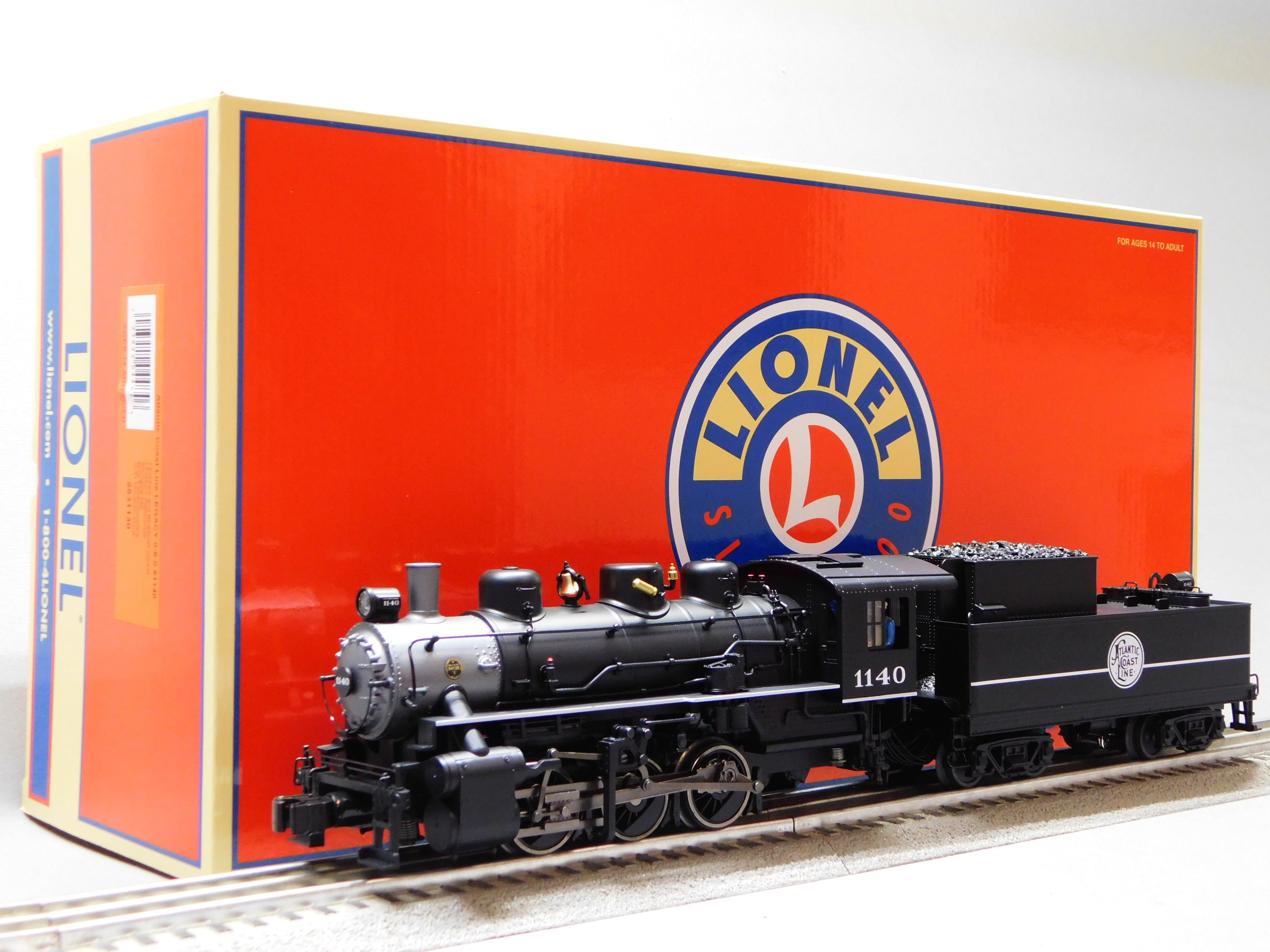 LIONEL ATLANTIC COAST LINE LEGACY 0-6-0 STEAM ENGINE #1140 O GAUGE ...