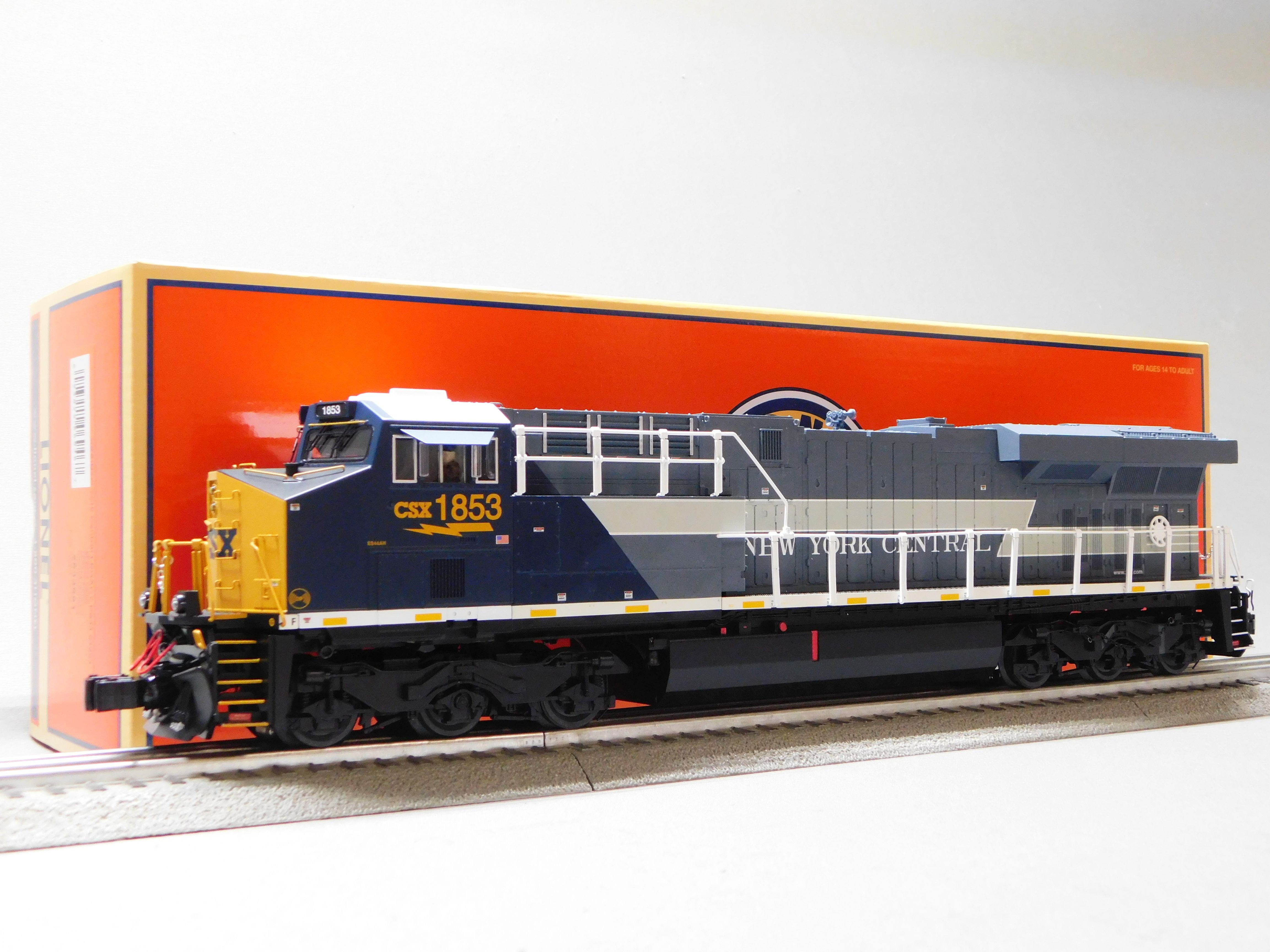 LIONEL BTO CSX NEW YORK CENTRAL LEGACY ES44 #1853 DIESEL ENGINE O GAUGE ...