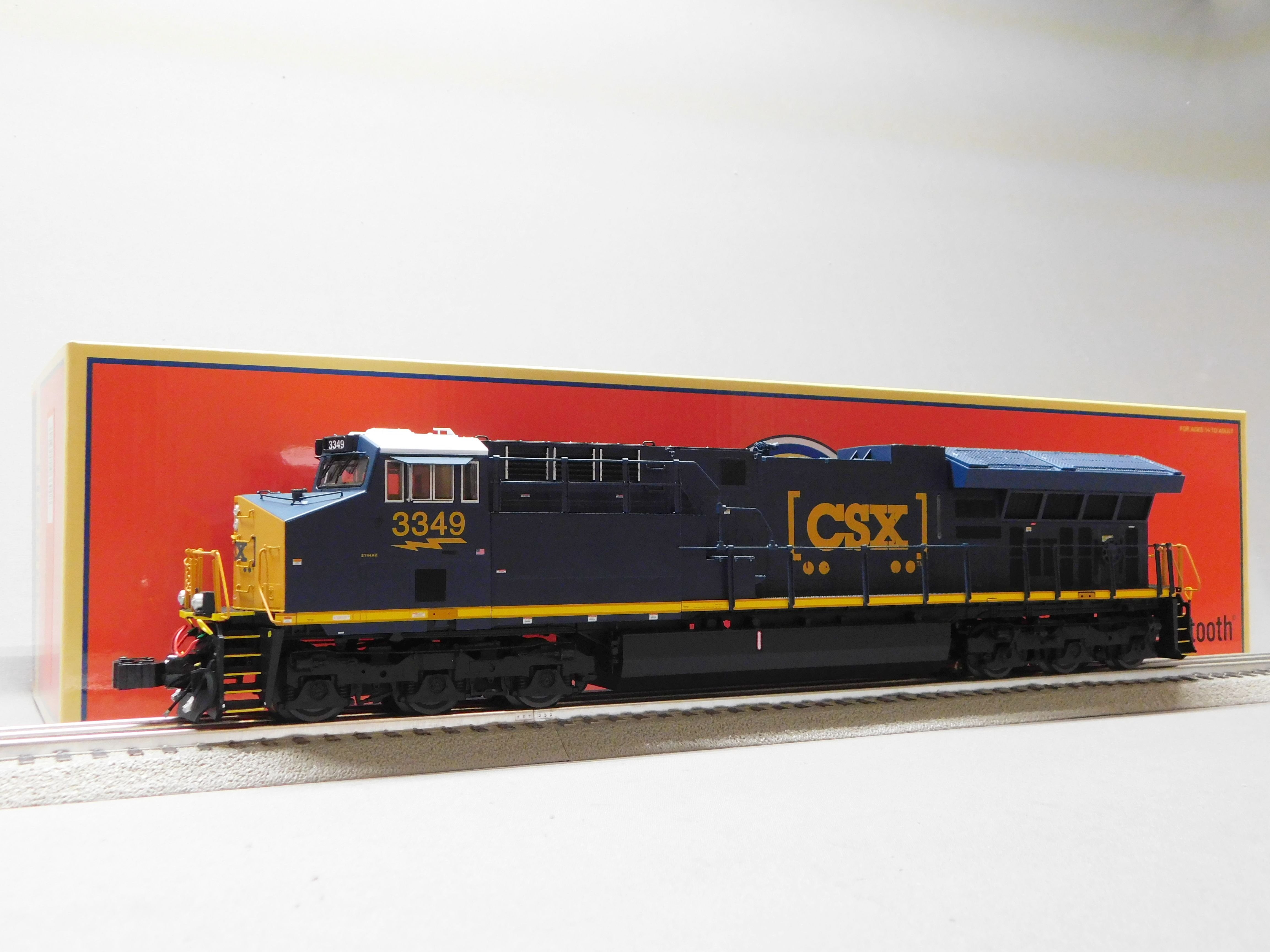 LIONEL BTO CSX SUPERBASS ET44AC #3349 DIESEL ENGINE O GAUGE 2533479 ...