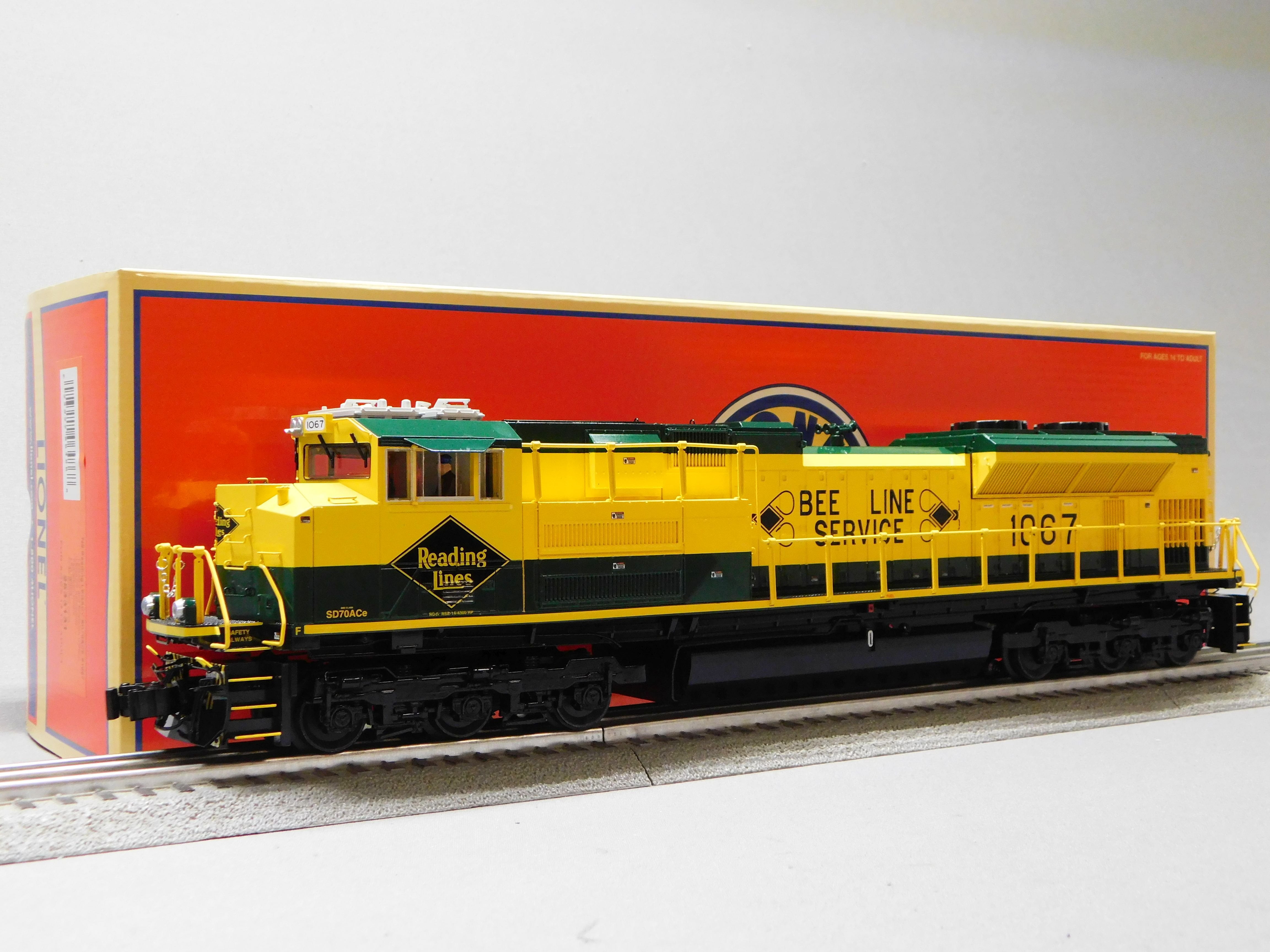 LIONEL BTO NORFOLK SOUTHERN NS HERITAGE READING LEGACY SD70ACe DIESEL ENGINE O GAUGE 2533131 ...