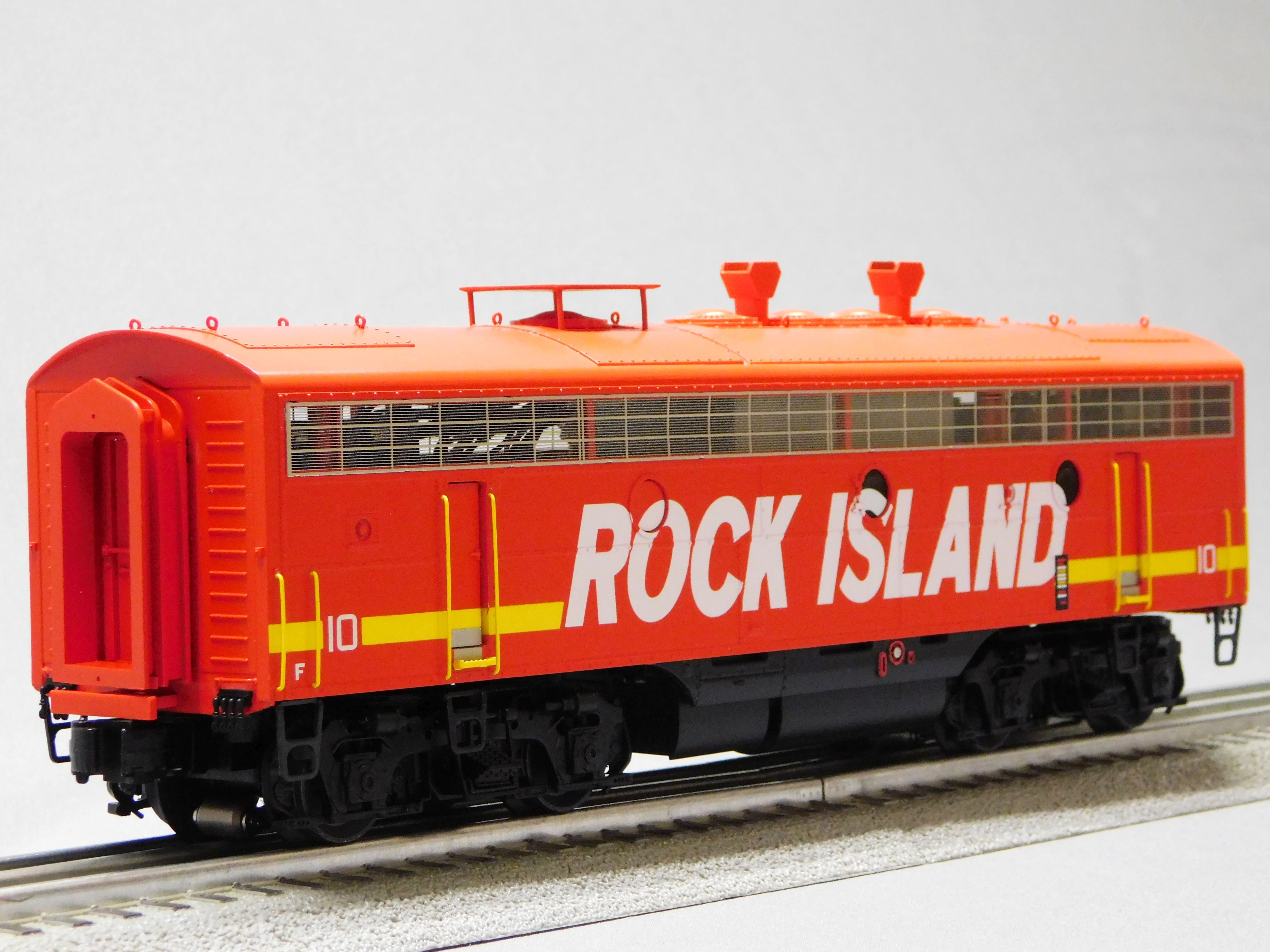 LIONEL BTO ROCK ISLAND SUPERBASS F7 B UNIT DUMMY #10 F7B O GAUGE ...