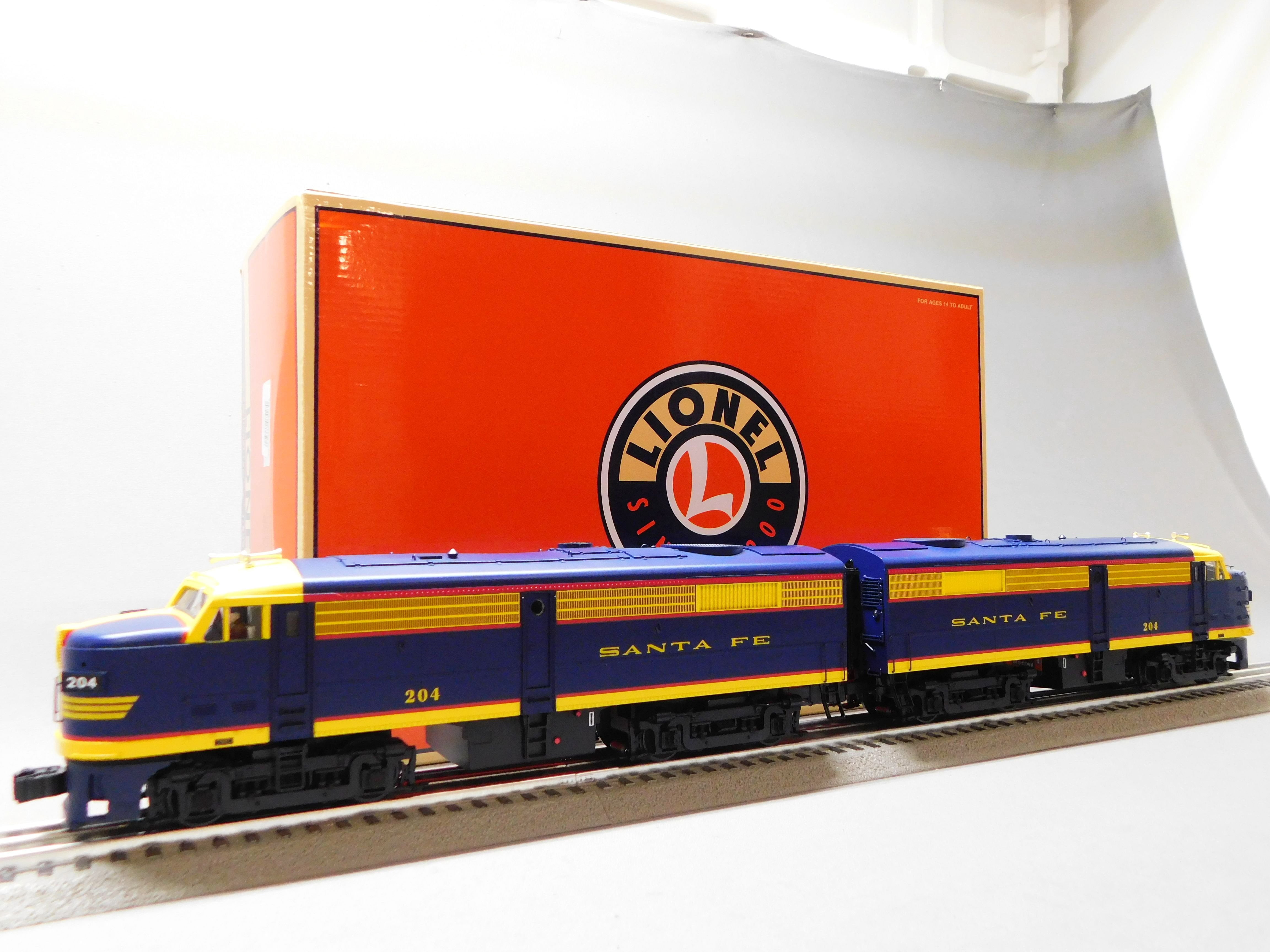 LIONEL BTO SANTA FE LEGACY FA-2 AA DIESEL ENGINE SET O GAUGE 2533870 ...