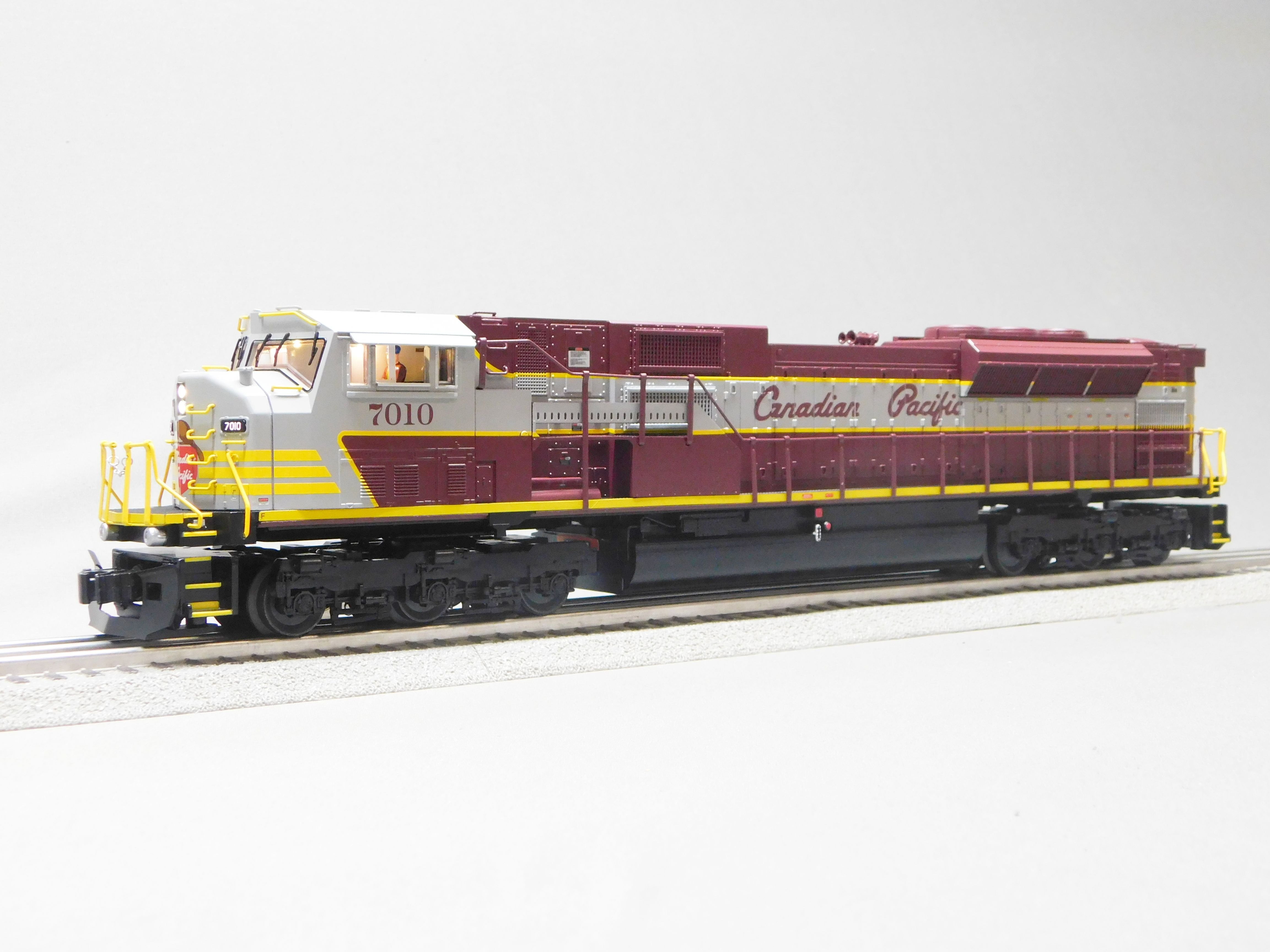 LIONEL CANADIAN PACIFIC CP HERITAGE LEGACY SD90MAC DIESEL LOCOMOTIVE #7010 O GAUGE 2233651 ...