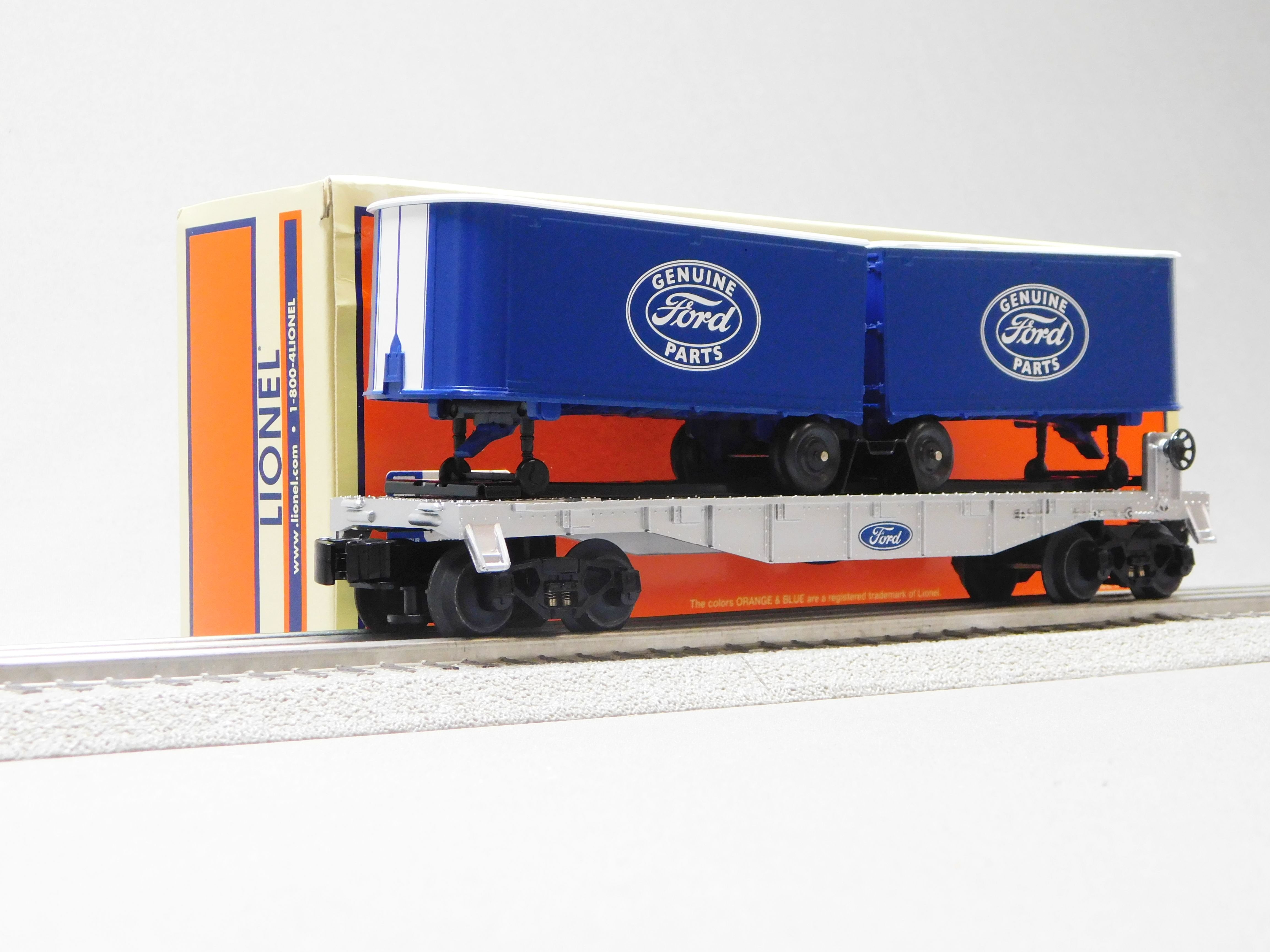 LIONEL FORD FLAT CAR w/ PIGGYBACK TRAILERS O GAUGE 2228470 - Walmart.com