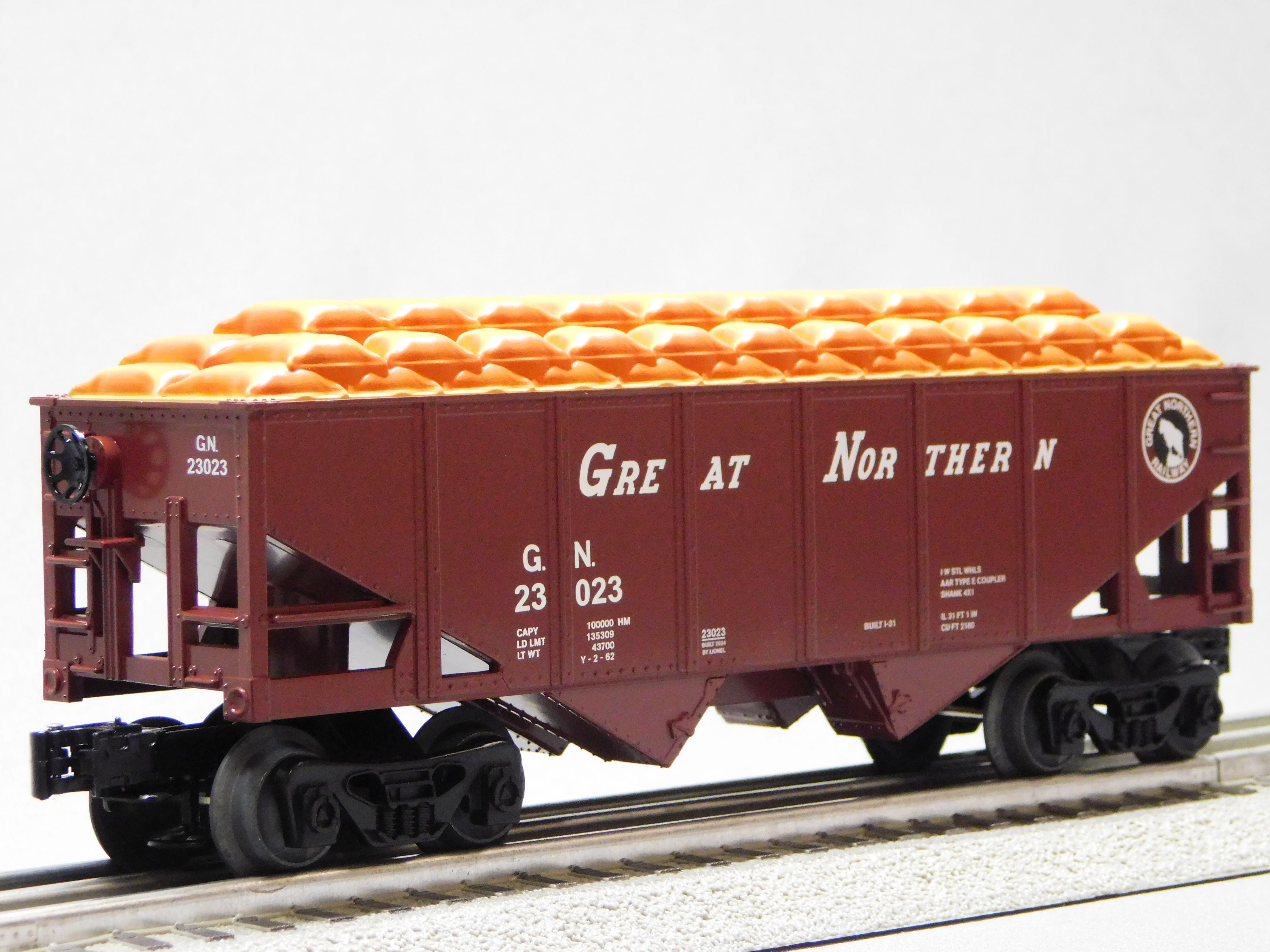 LIONEL GREAT NORTHERN POTATO SACK HOPPER O GAUGE 2423020-H - Walmart.com