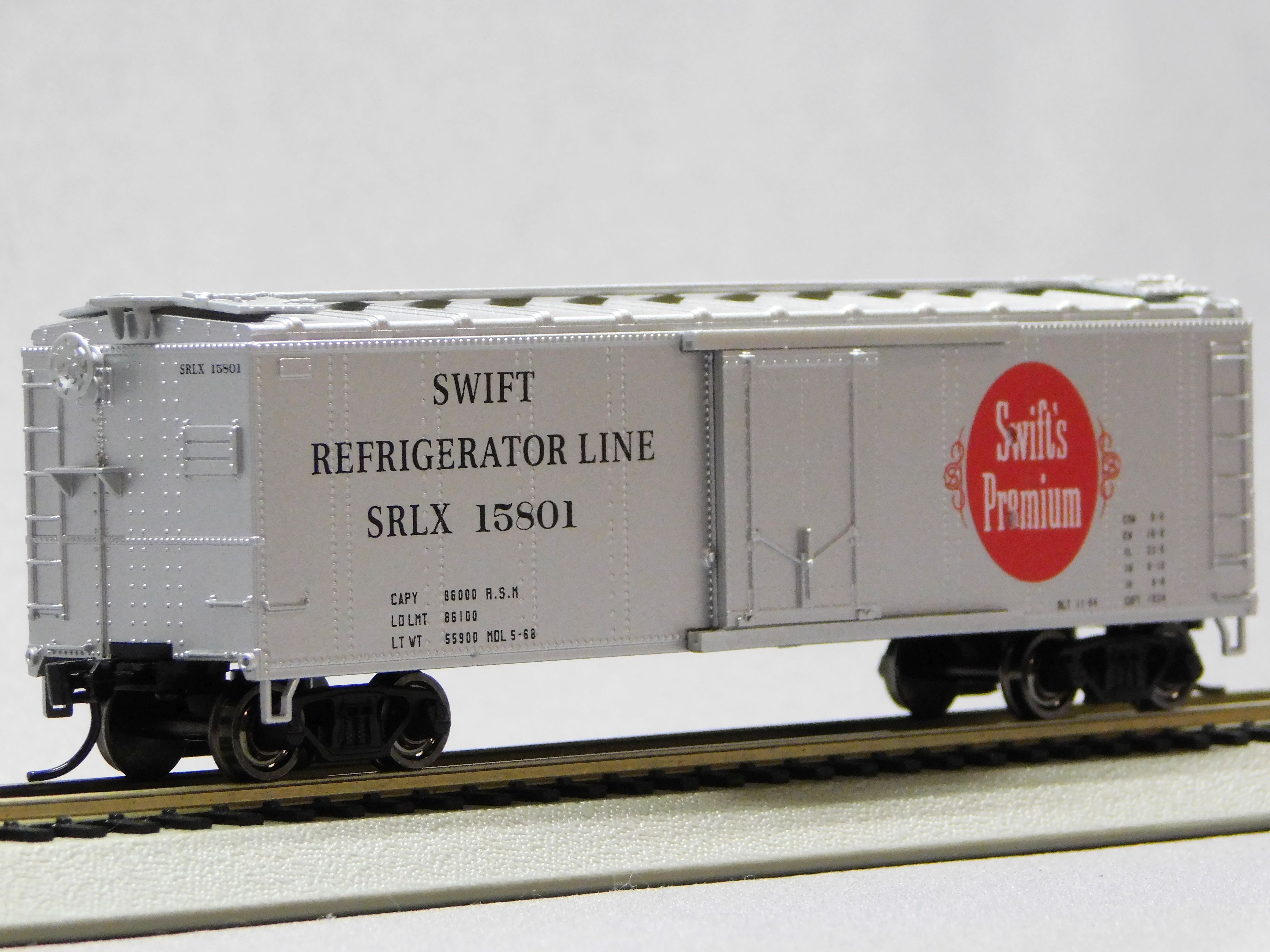 LIONEL HO SCALE SWIFT REFRIGERATOR LINES REEFER #15801 SRLX 2454180 ...