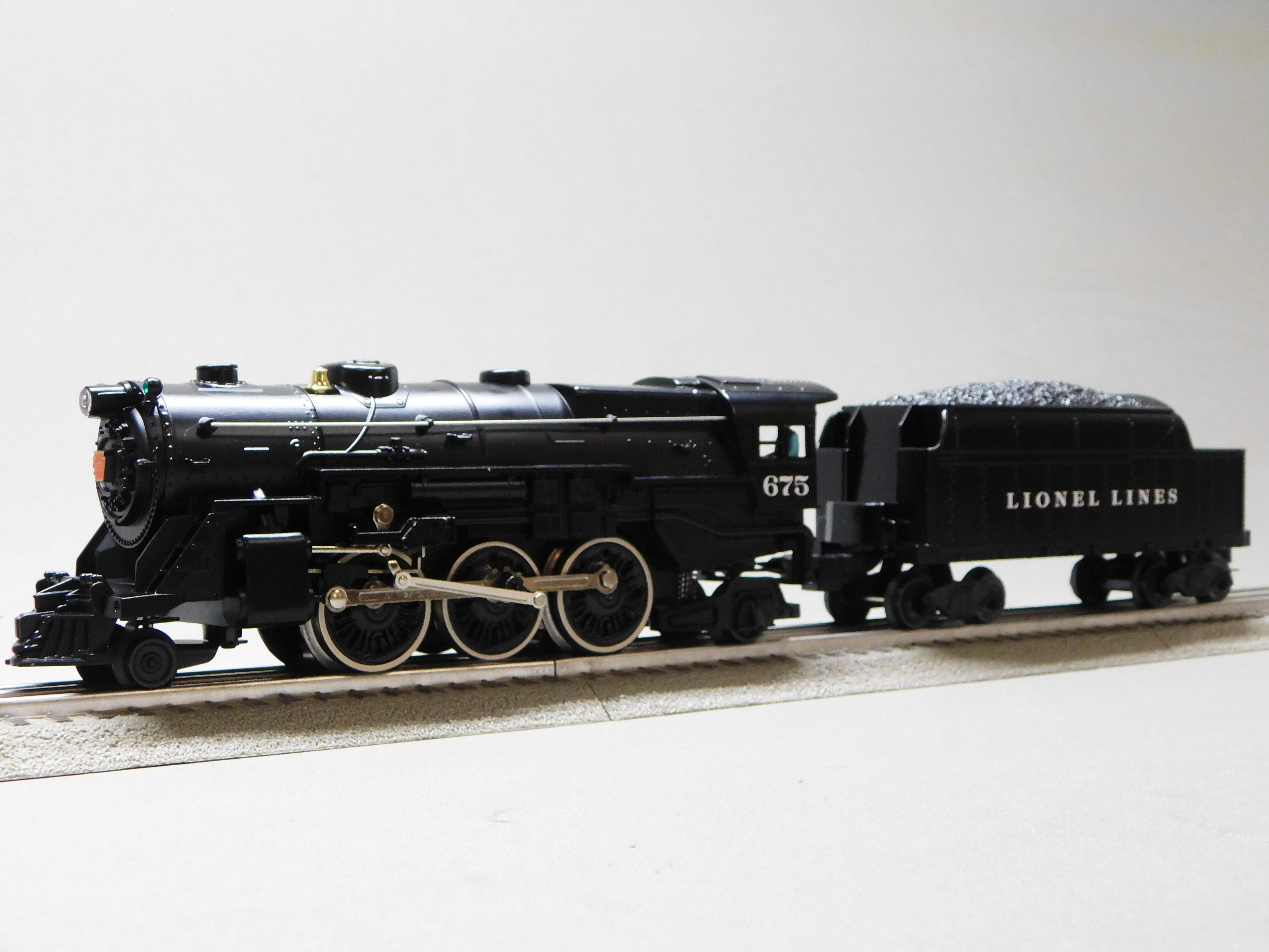 LIONEL LINES PRAIRIE 2-6-2 LIONCHIEF #675 STEAM LOCOMOTIVE ENGINE ...