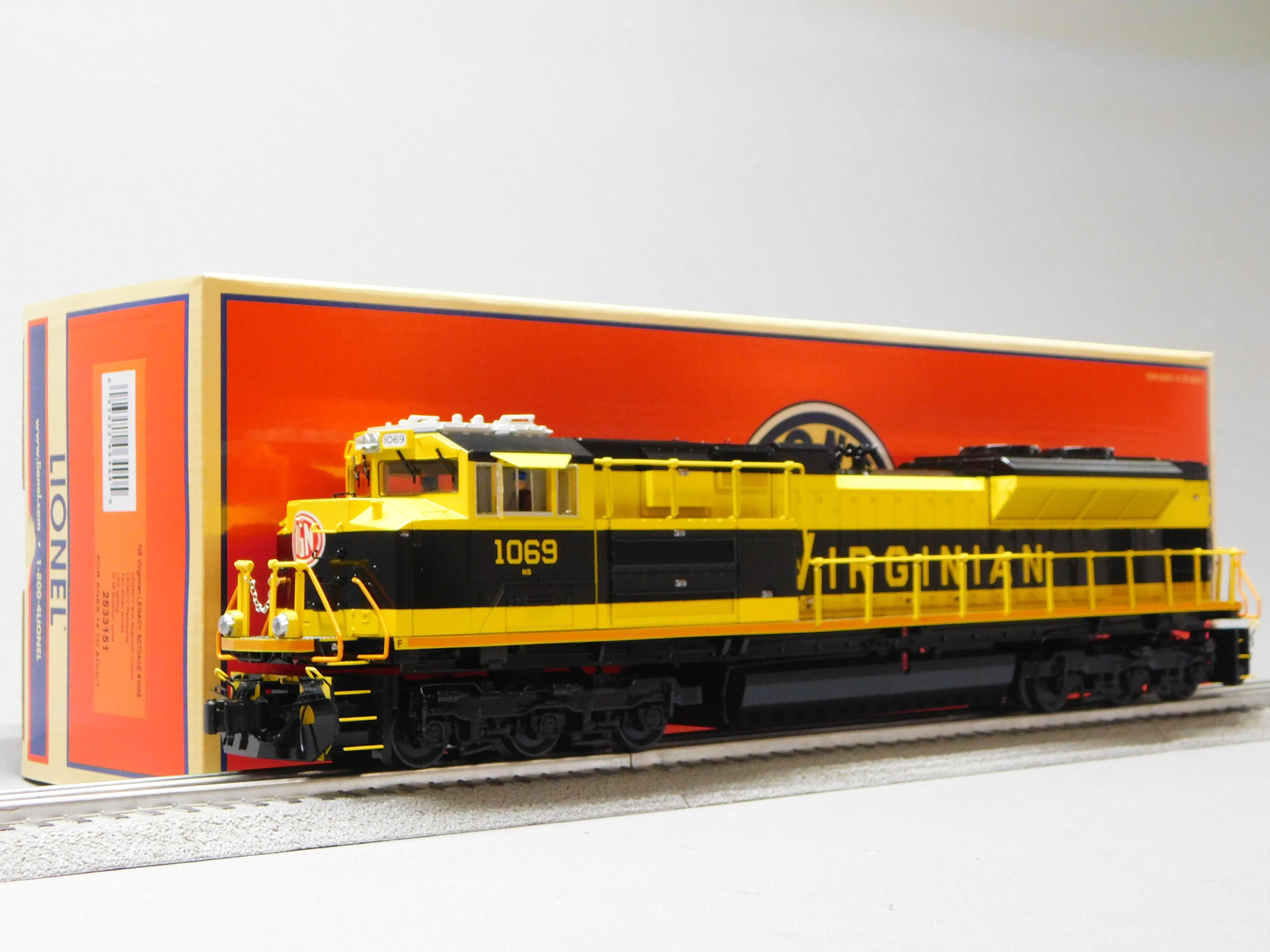 LIONEL NORFOLK SOUTHERN NS VIRGINIAN HERITAGE LEGACY SD70ACe DIESEL ...