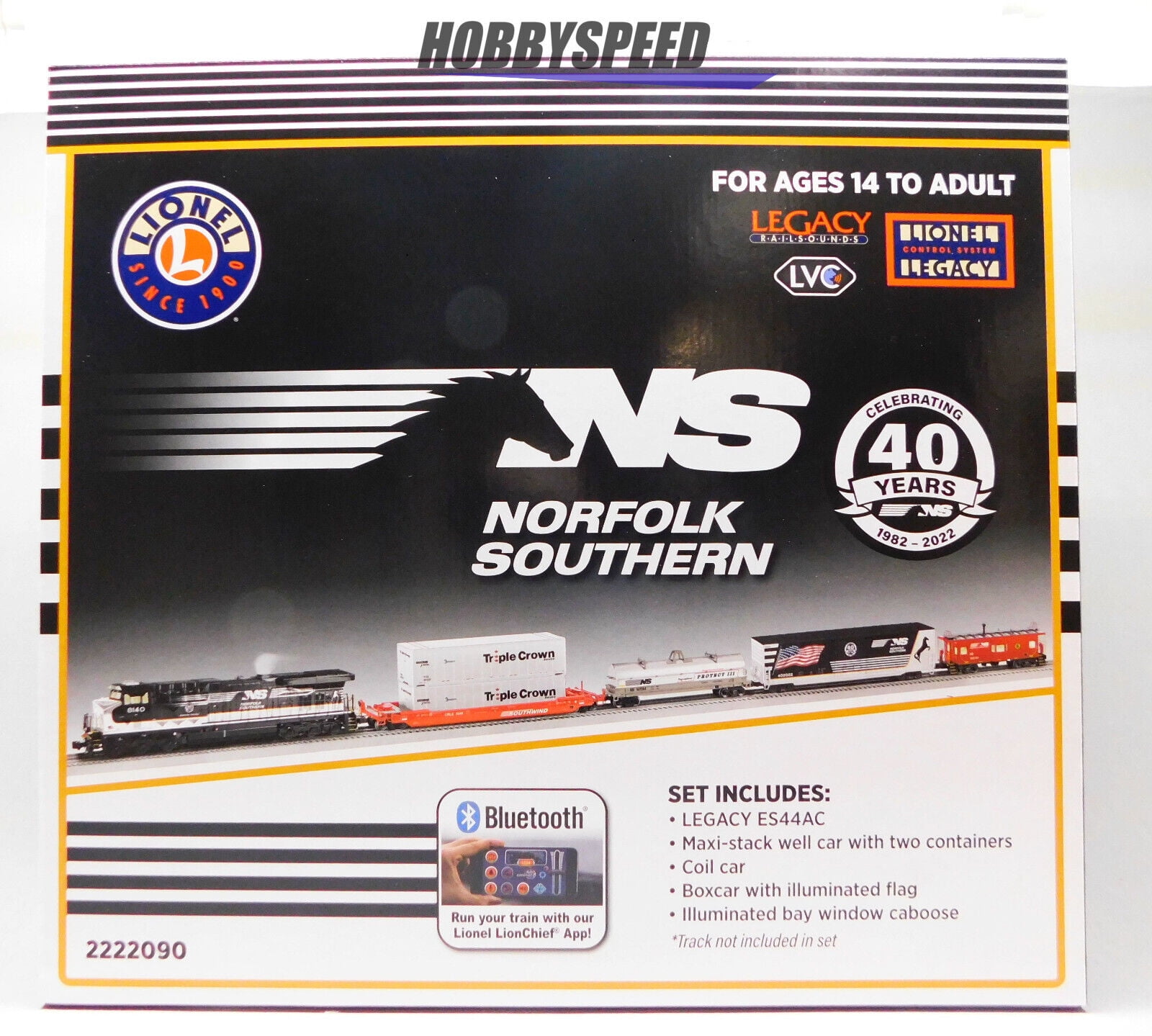 LIONEL Norfolk Southern Legacy 40TH ANNY Freight Train Set O Gauge 2222090 - Walmart.com