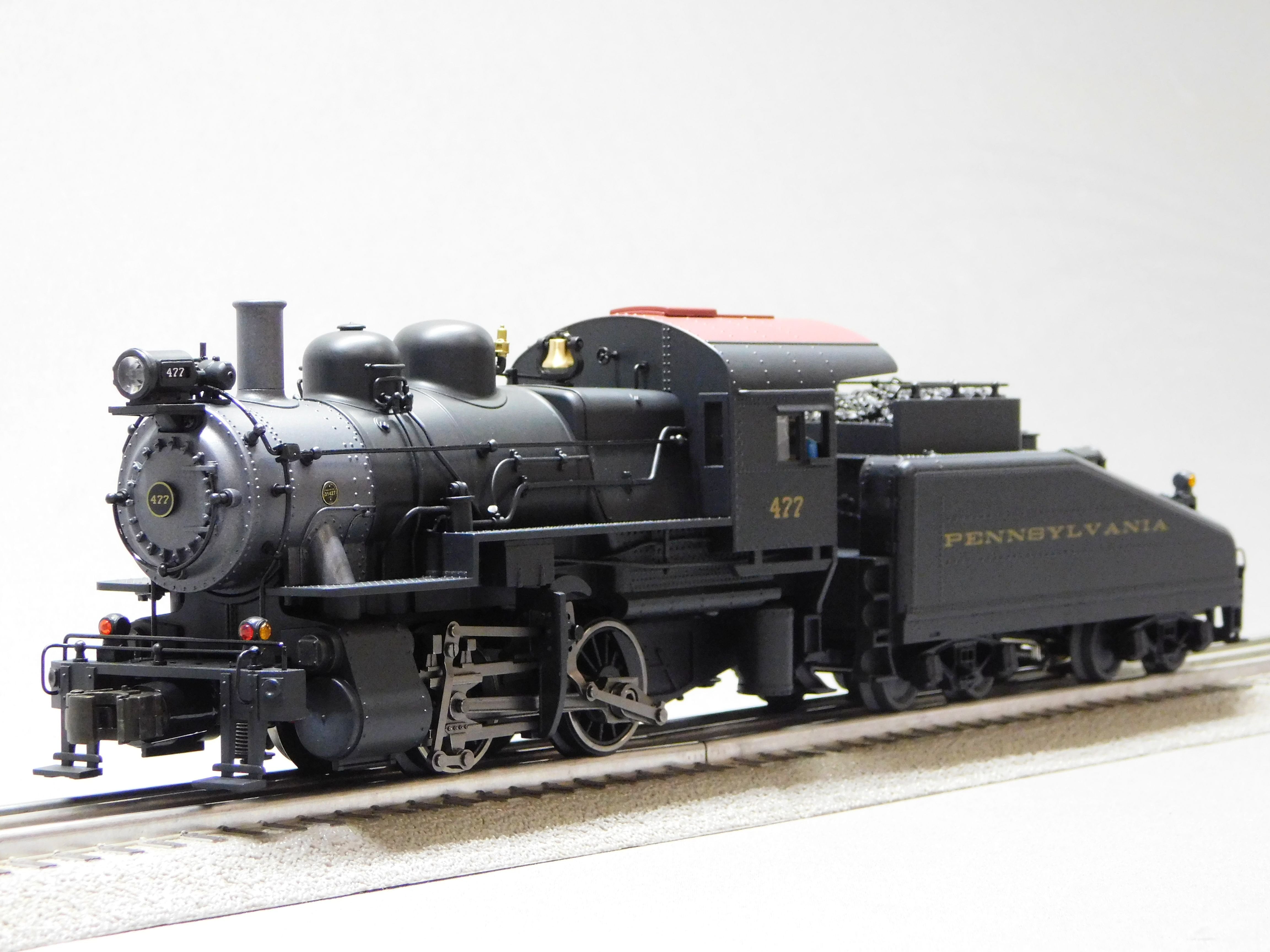 LIONEL PENNSYLVANIA PRR LEGACY A5 0-4-0 STEAM ENGINE #477 O GAUGE ...